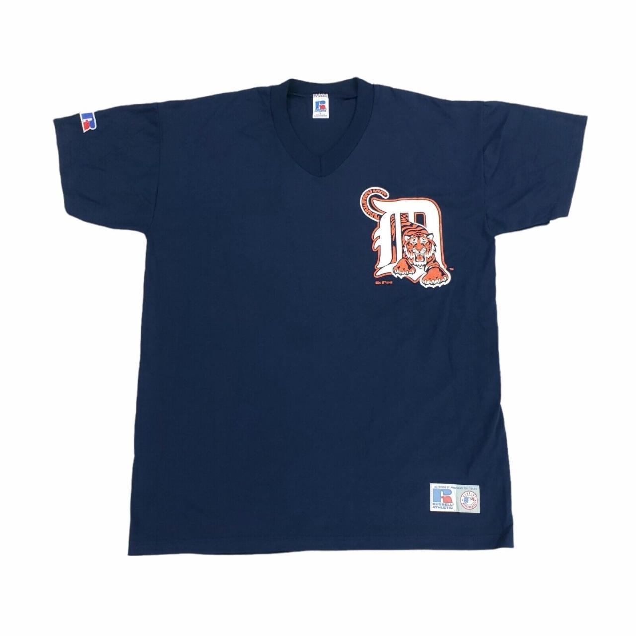 Nwt Vintage 90s Detroit Tigers Russell Athletic Usa Depop