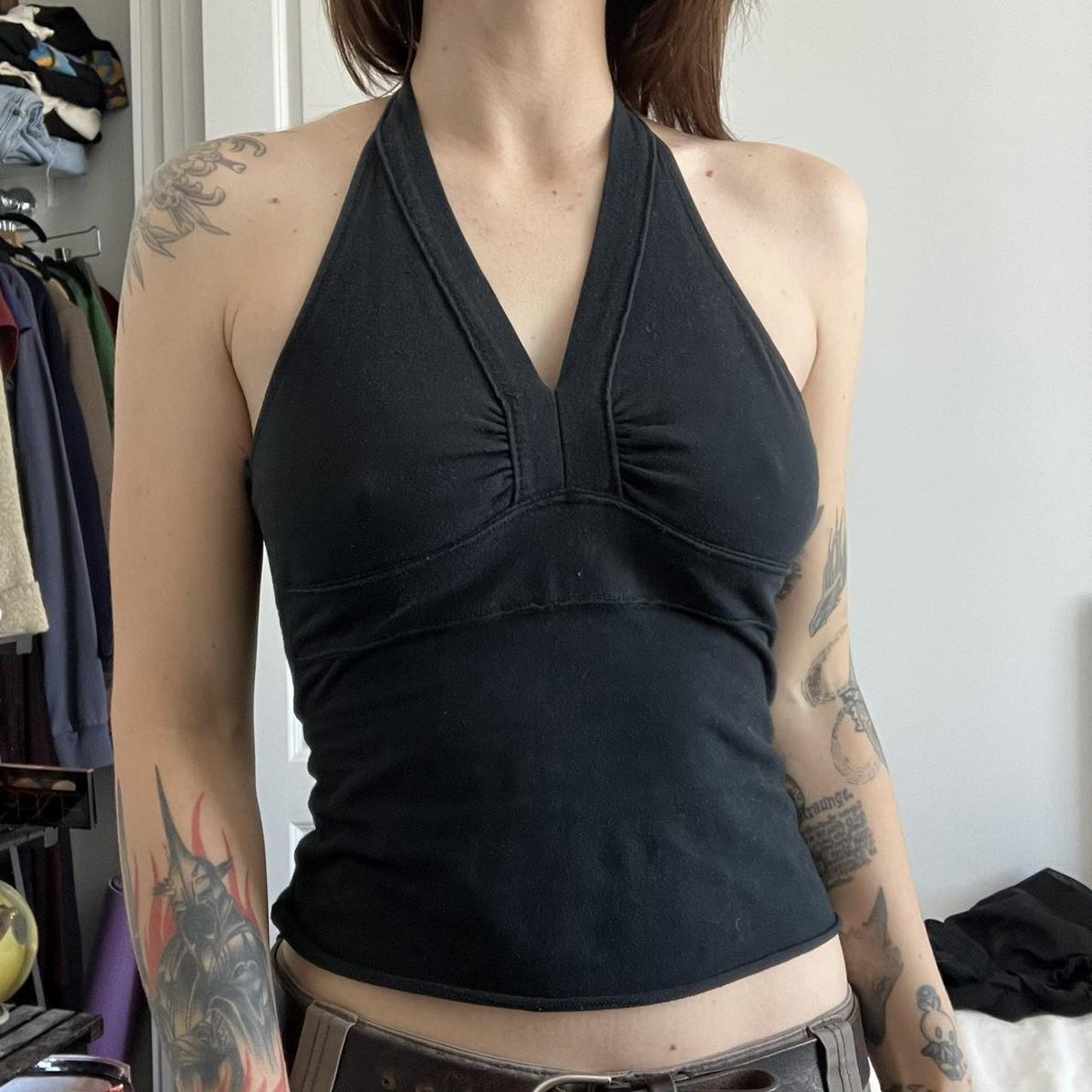 Y2K halter top Tag says size small Very... - Depop