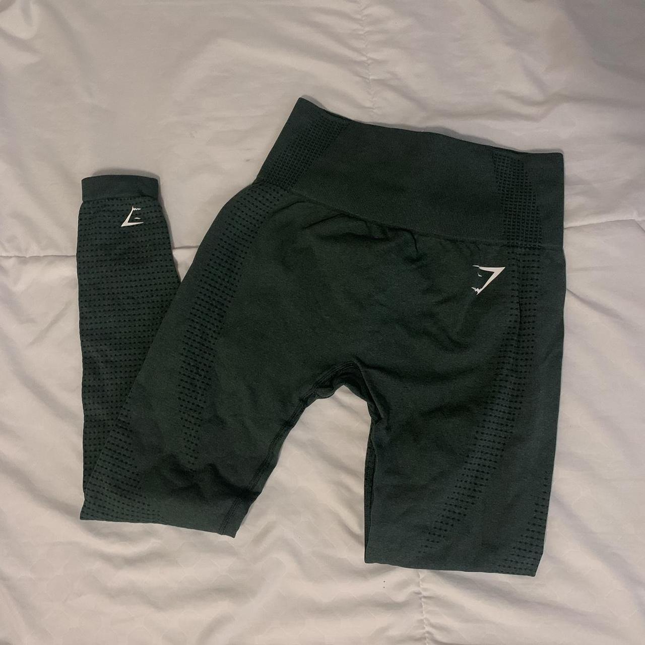 Gymshark leggings Forrest green color size XS... - Depop