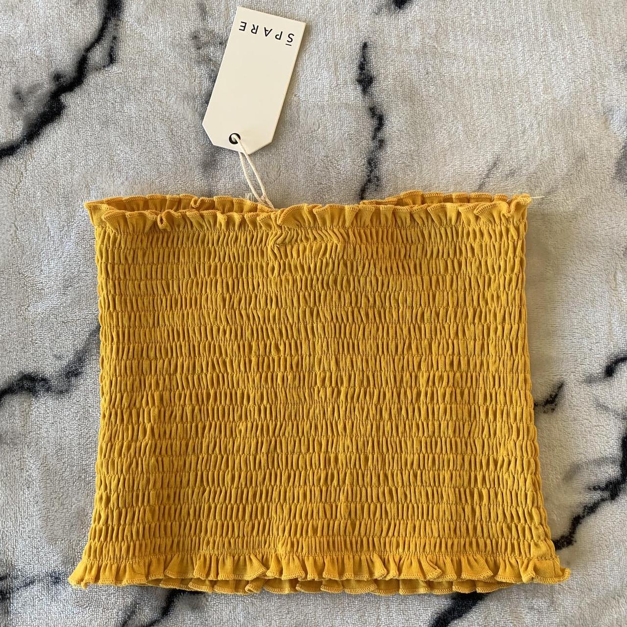 Yellow tube top, never worn 💛🧡 Perf... - Depop