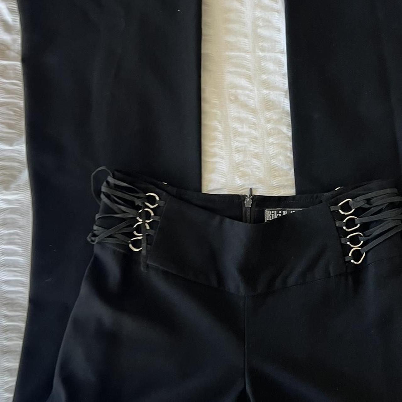 Riki Nathan flare leg - beautiful satin formal... - Depop