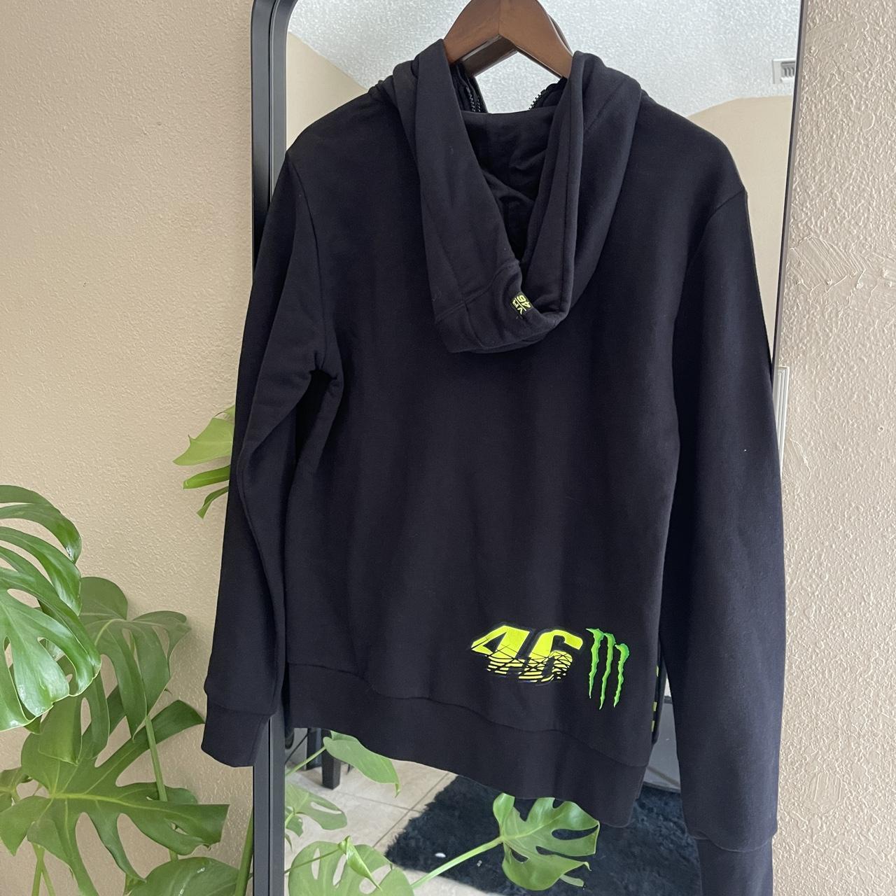 Y2K Monster Energy Zip Up hoodie Tagged size S Fits... - Depop