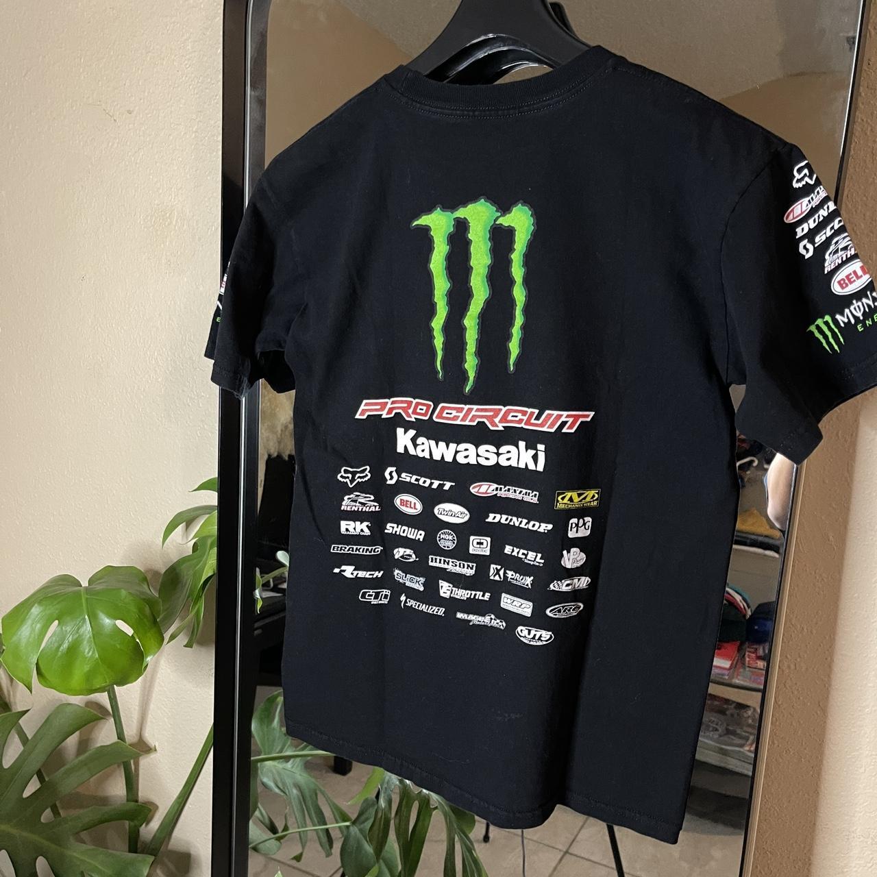 Y2K Style Monster Energy Racing Multi Logo... | Depop