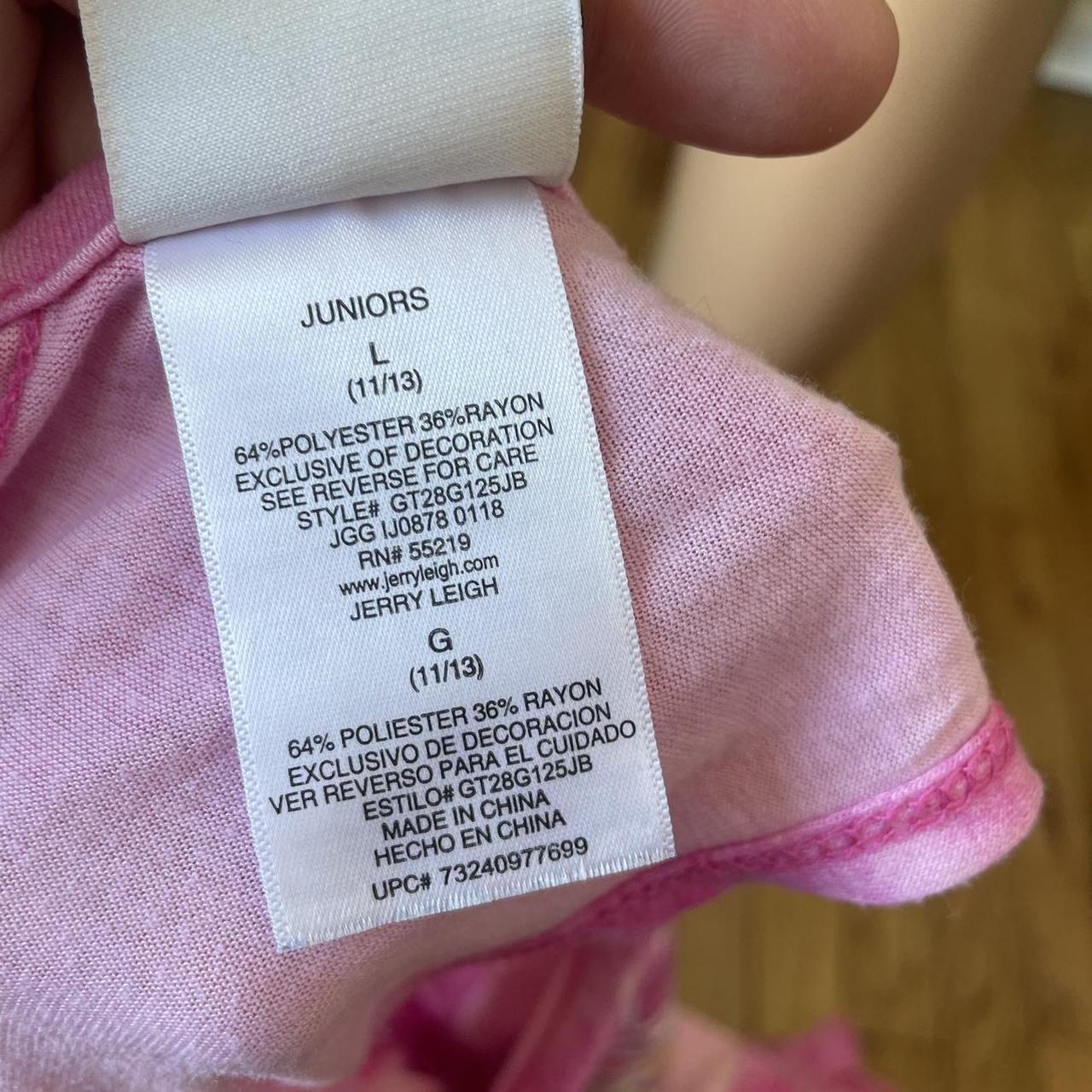 VINTAGE Y2K JERRY LEIGH PINK TYE DYE PALM TREE... - Depop