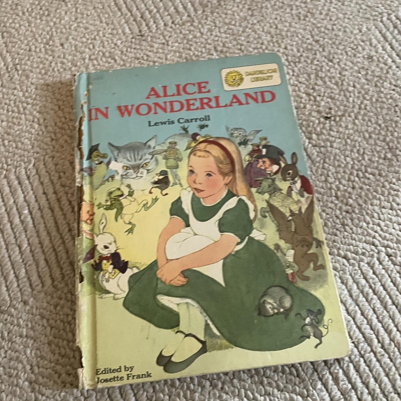 VINTAGE DANDELION LIBRARY DUAL BOOK ALICE IN... - Depop