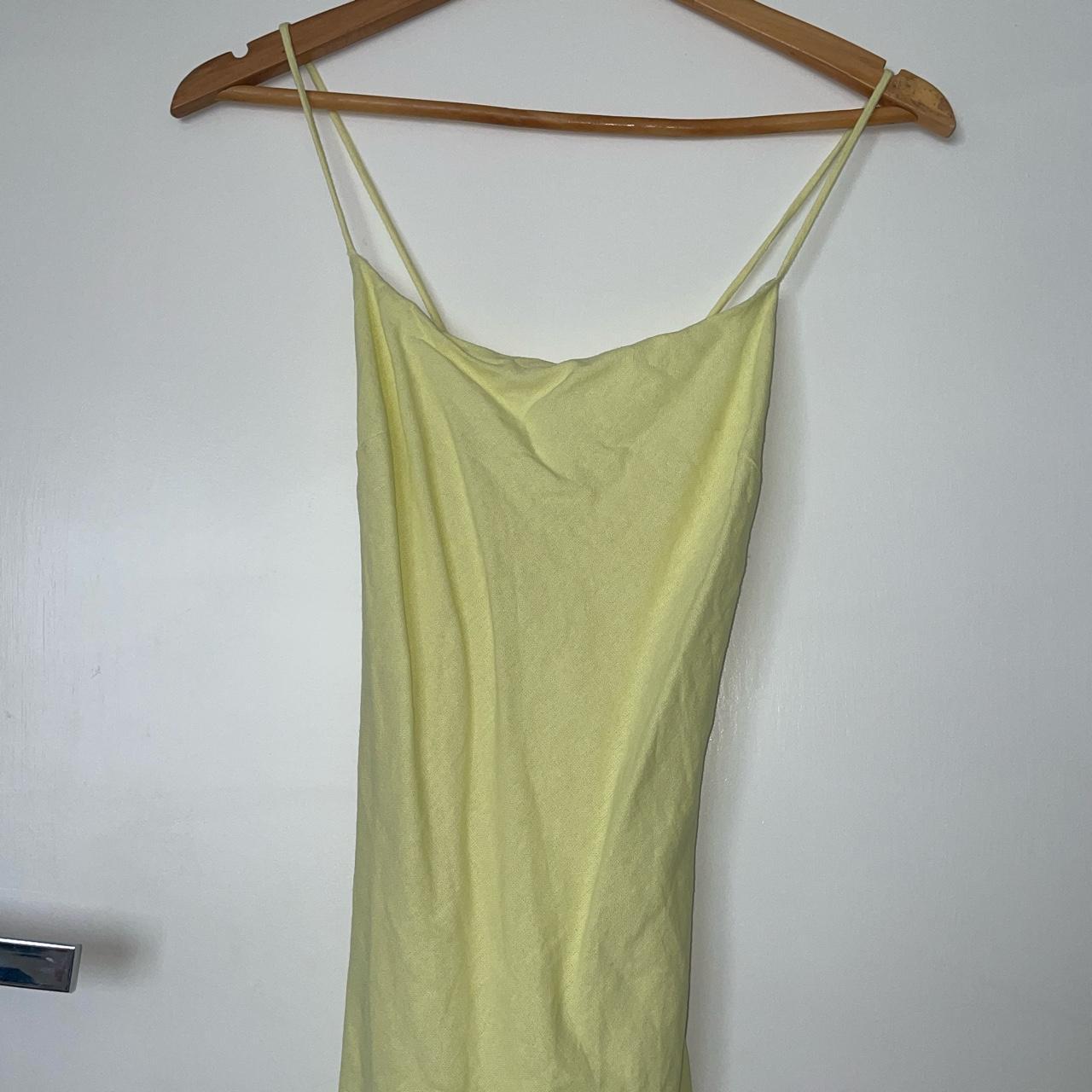 Glassons traceable linen maxi dress in lemon 🍋... - Depop