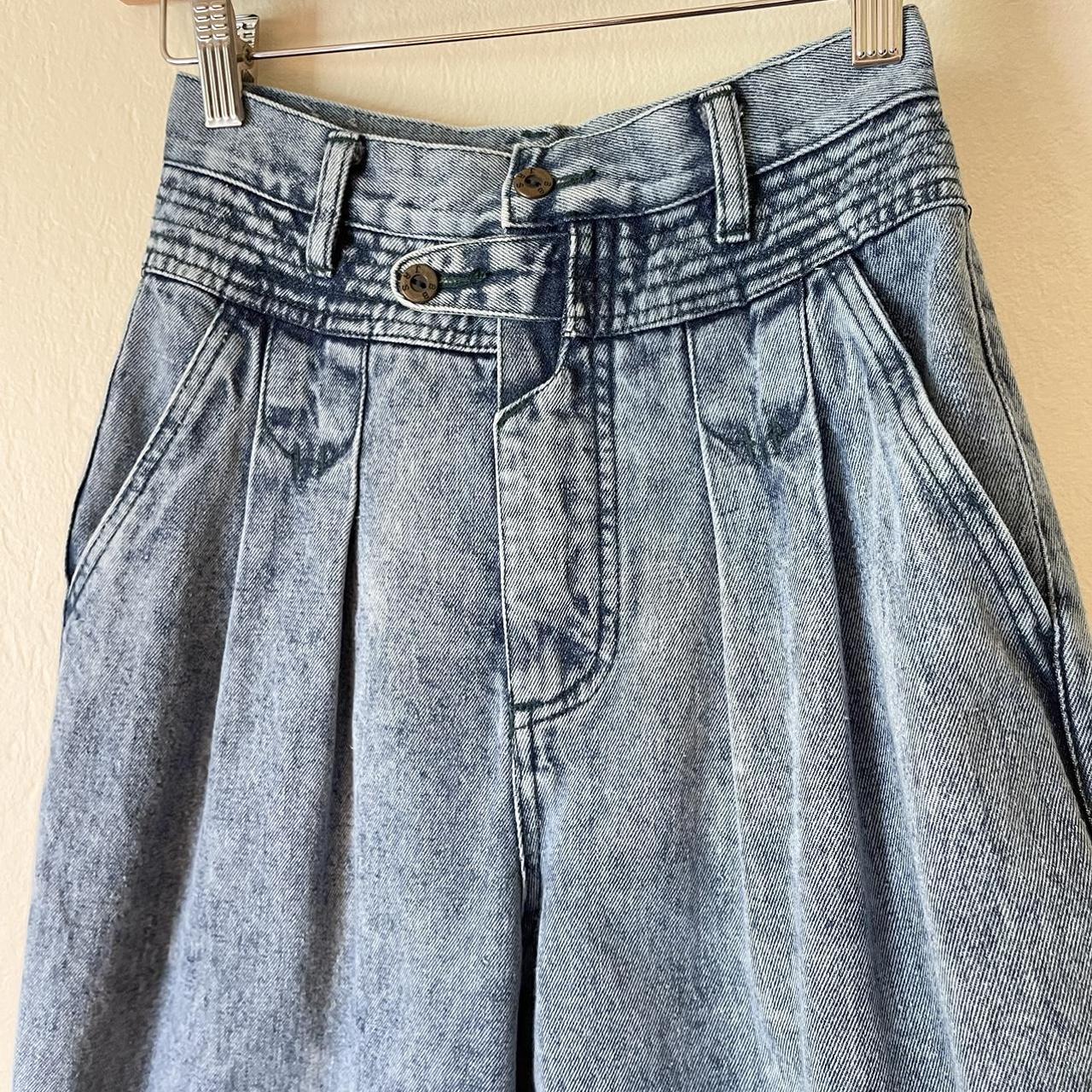 80’s Bugle Boy high waisted jeans Medium wash... - Depop