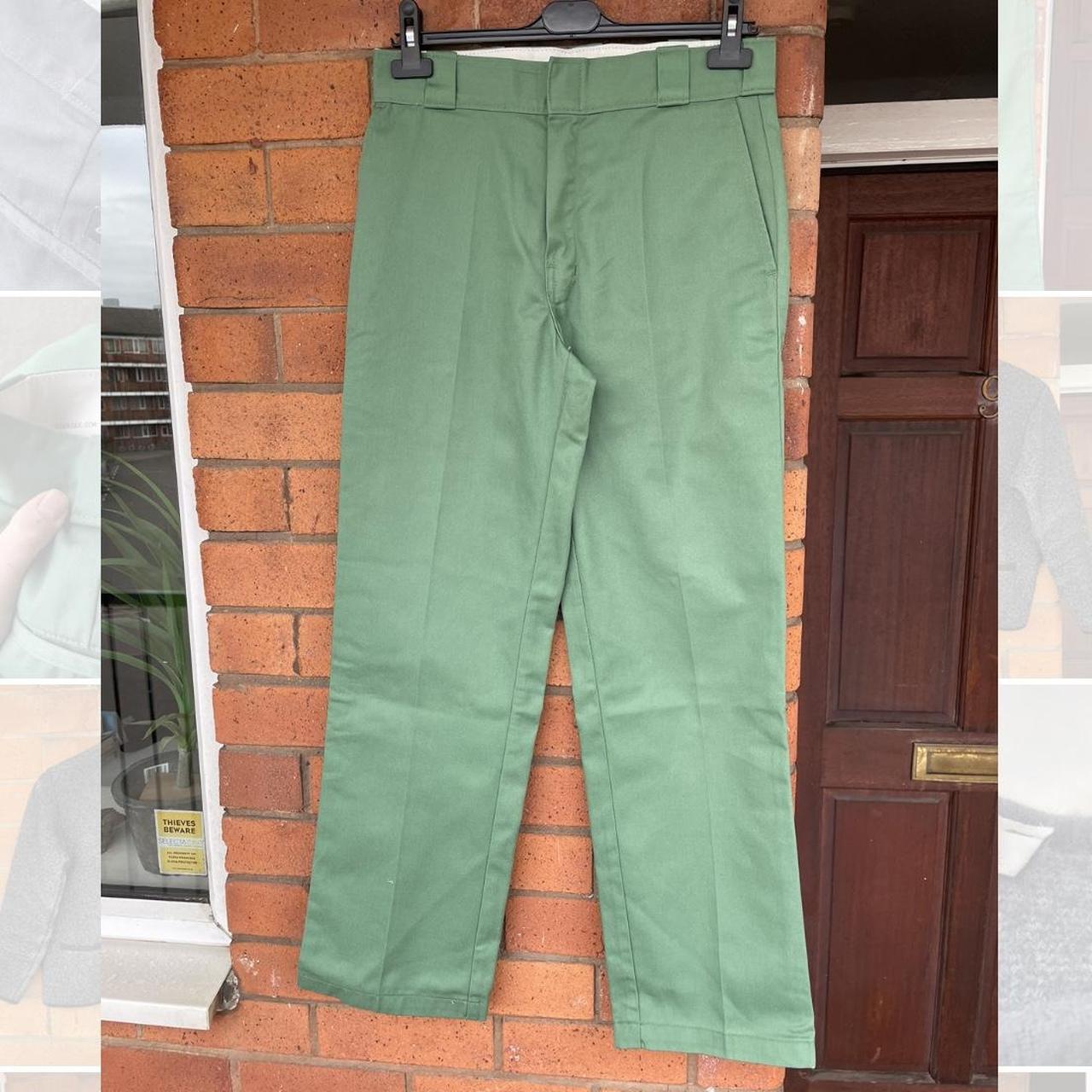874 DICKIES GREEN WORK PANTS The classics but with... - Depop