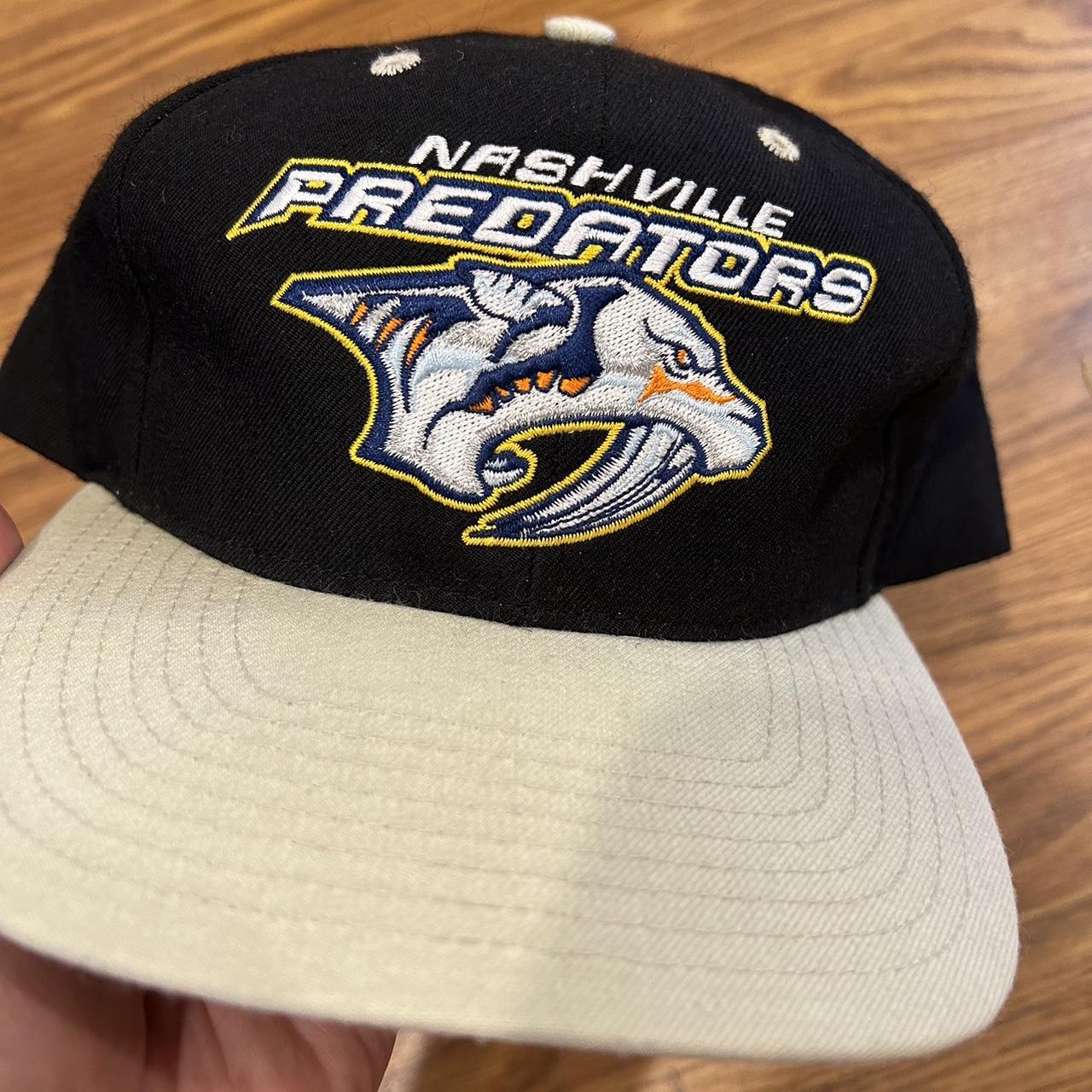Vintage Nashville Predators snapback hat new with... - Depop