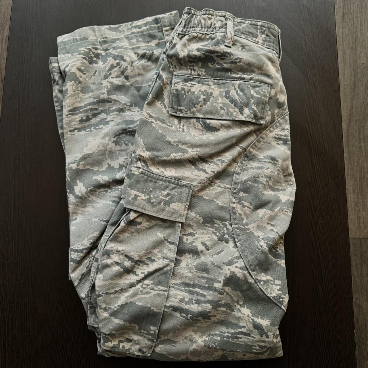 Vintage Digital Camo Cargo Pants Made for Air Force... - Depop