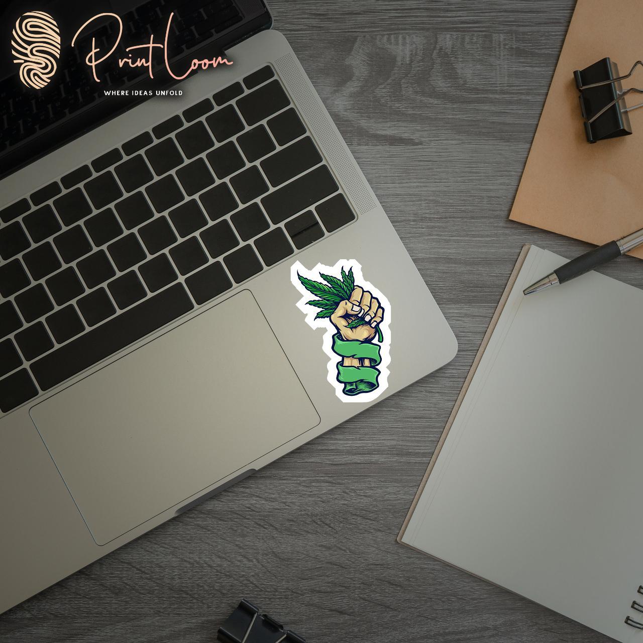 `100Pc Weed Ganja Sticker Bomb Pack 🌟... - Depop