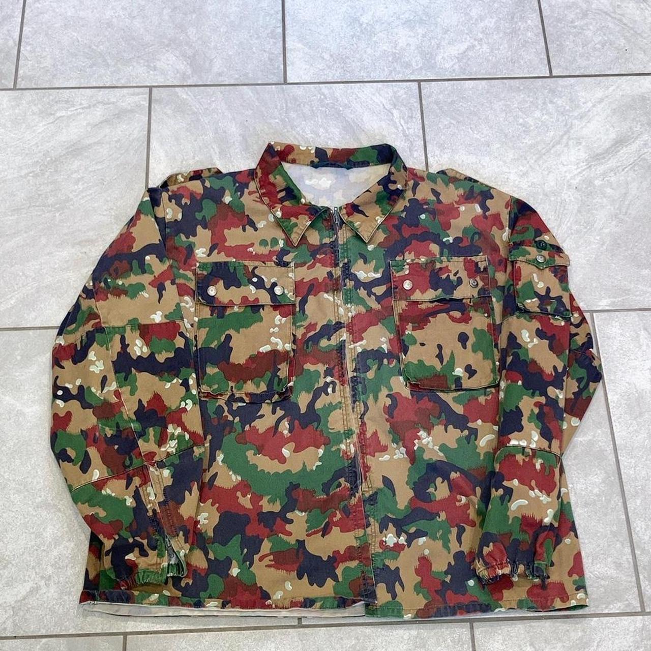 Vintage 1980’s Military Alpenflage Camo Jacket fits... - Depop