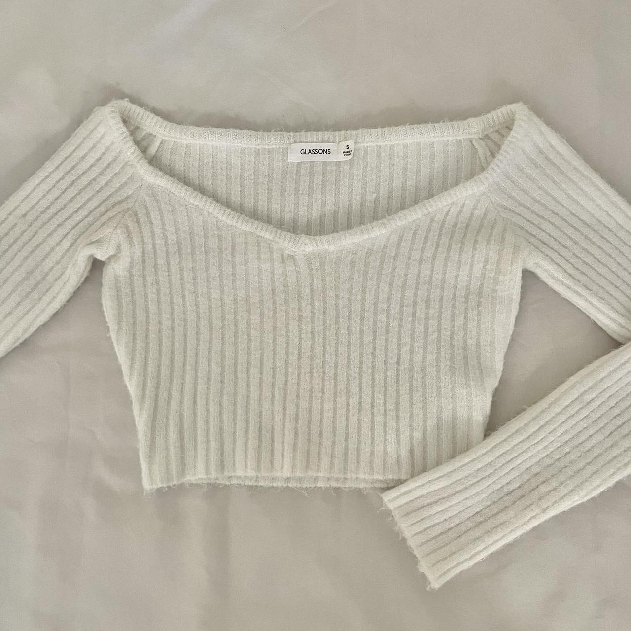 Glassons Knit Crop Size S Excellent condition, worn... - Depop