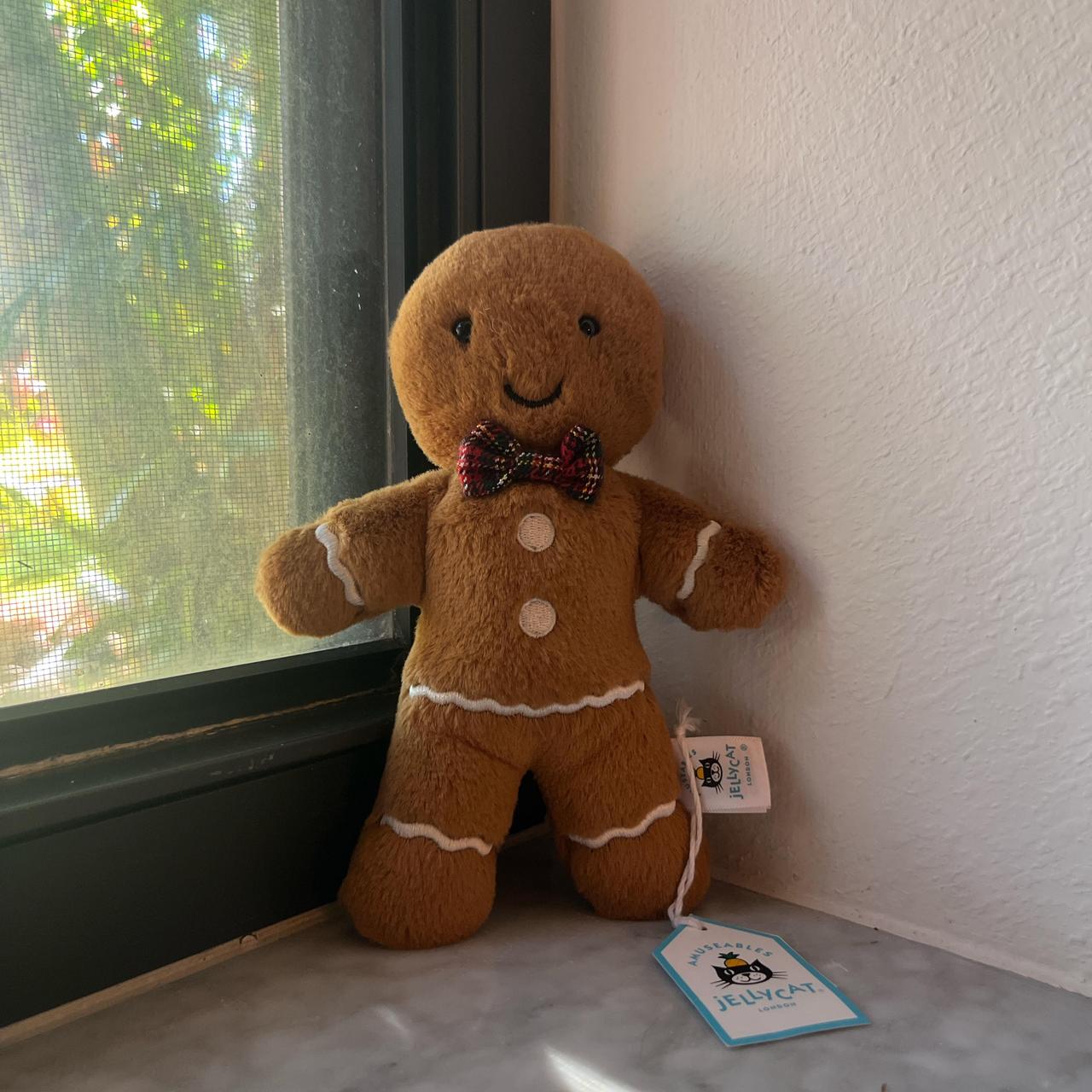 jolly gingerbread fred - jellycat like new - Depop