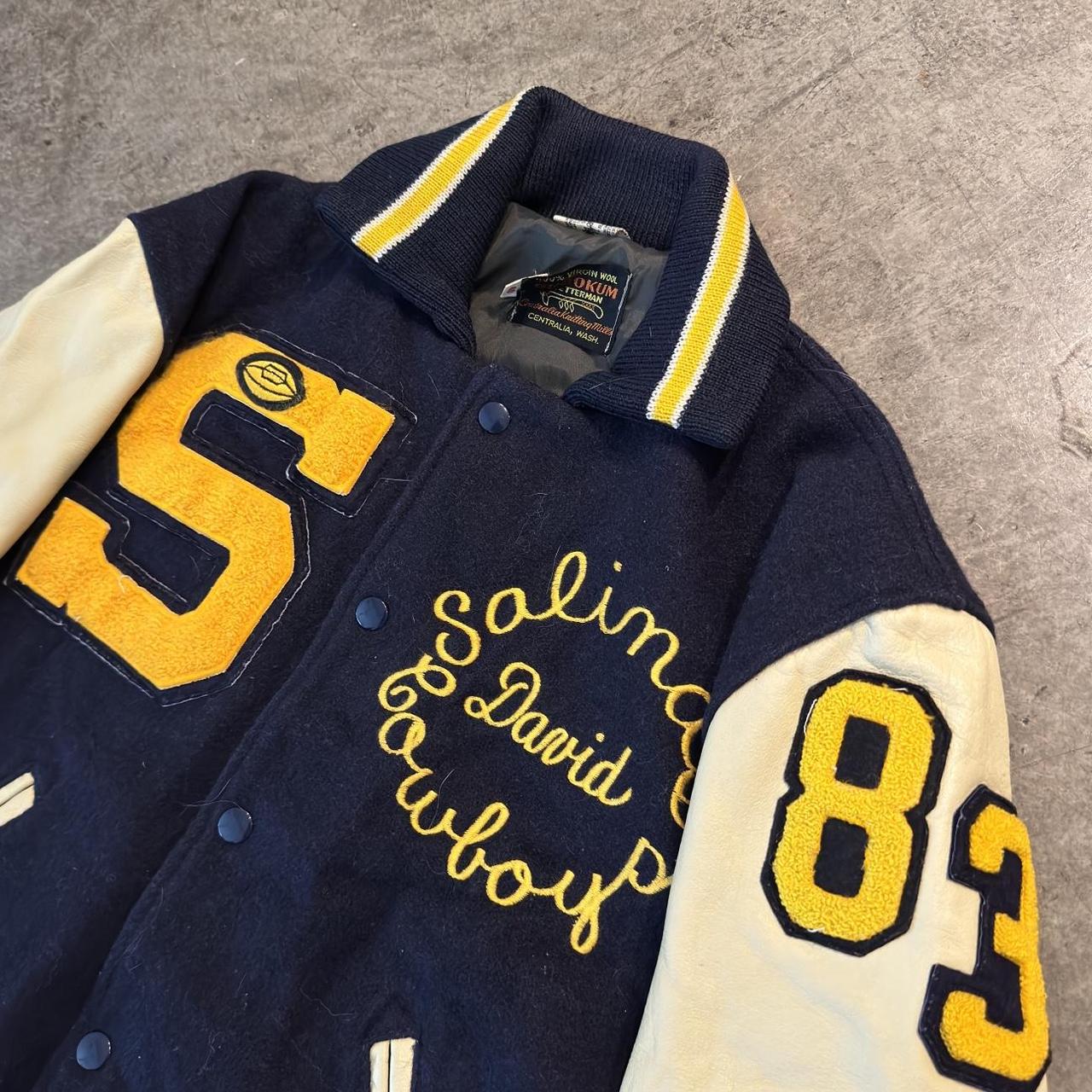 Vintage 1983 Skookum Varsity Jacket Size... | Depop