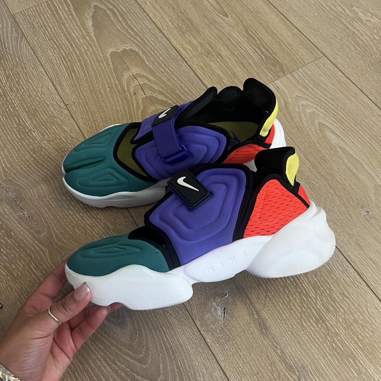 Nike Aqua Rift Multi. Used, great condition. Sold... - Depop