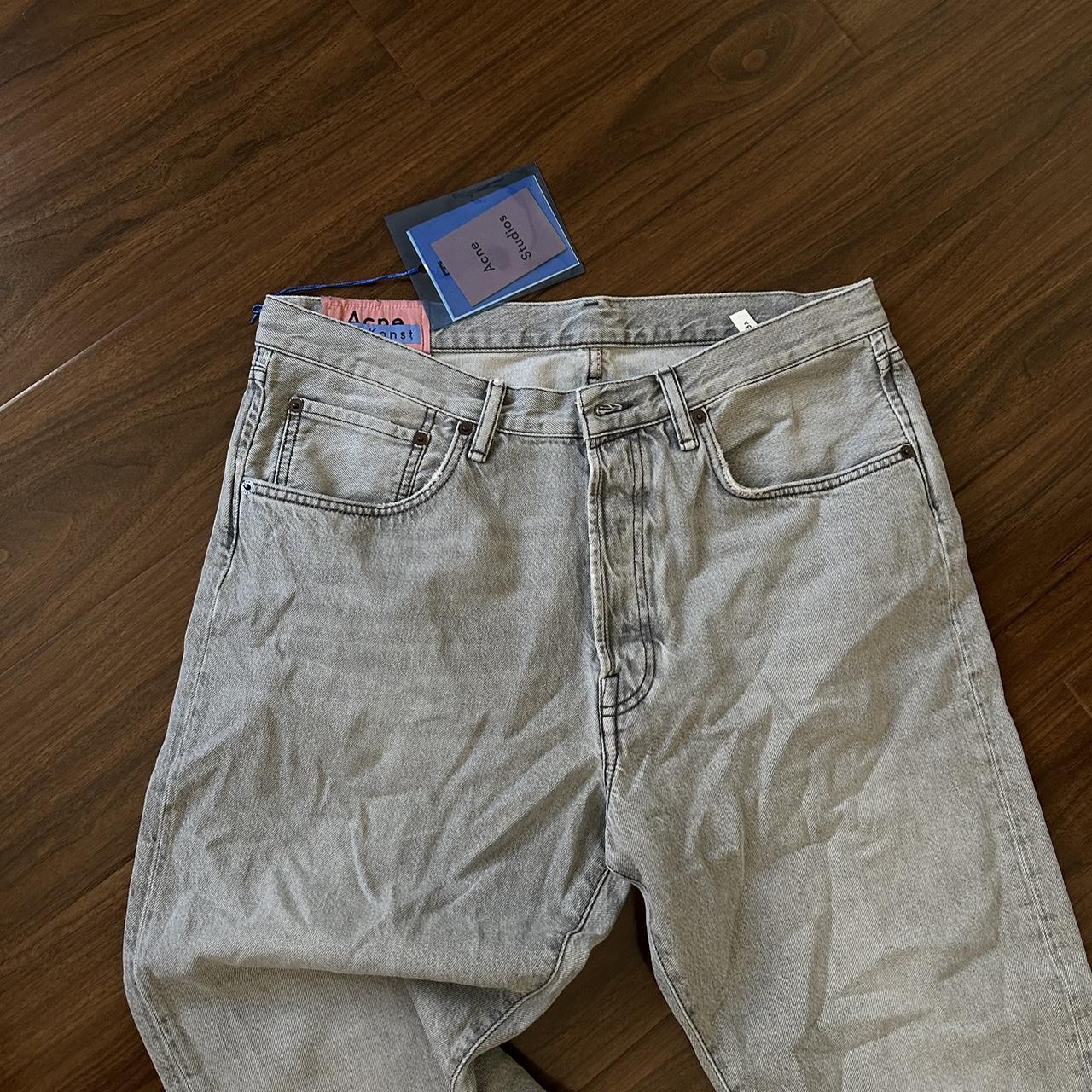 bnwt acne studios mom jeans 32 x 32 rrp $450 - Depop