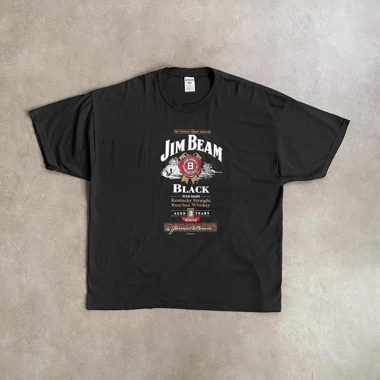 2000s Jim Beam Black T Shirt - 2XL Condition: In... - Depop