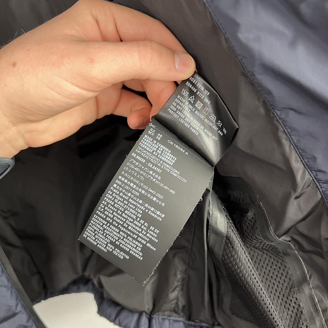 Authentic Prada Milano Puffer Jacket Leather... - Depop