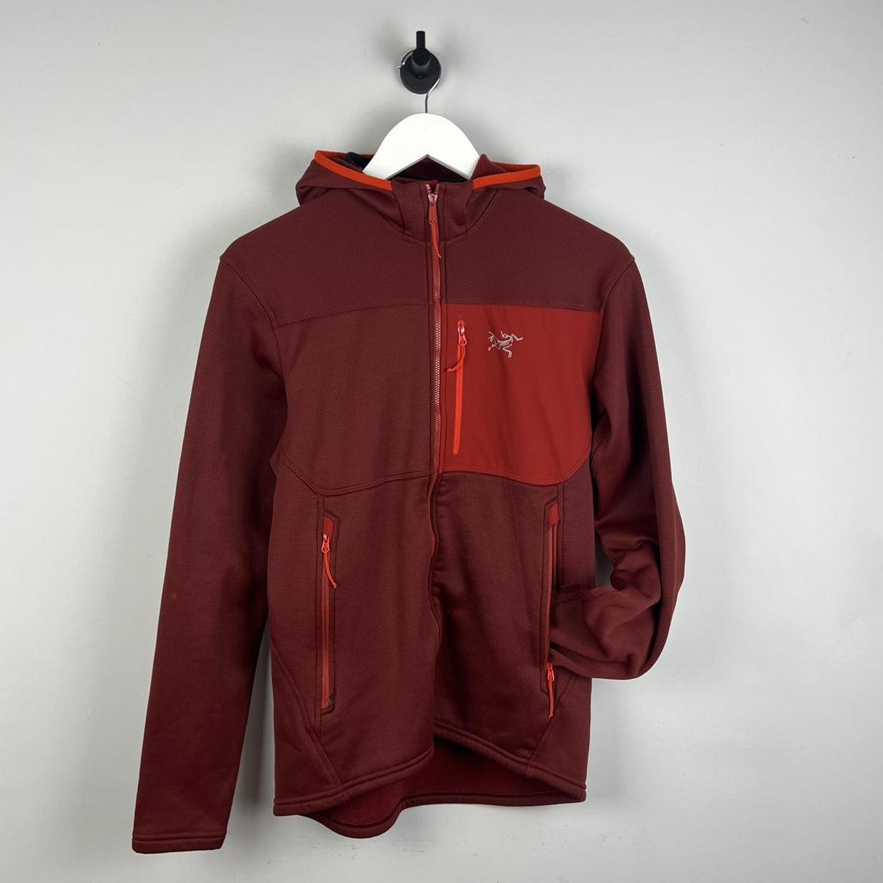 Arcteryx Zip Jacket Red Condition is immaculate,... - Depop