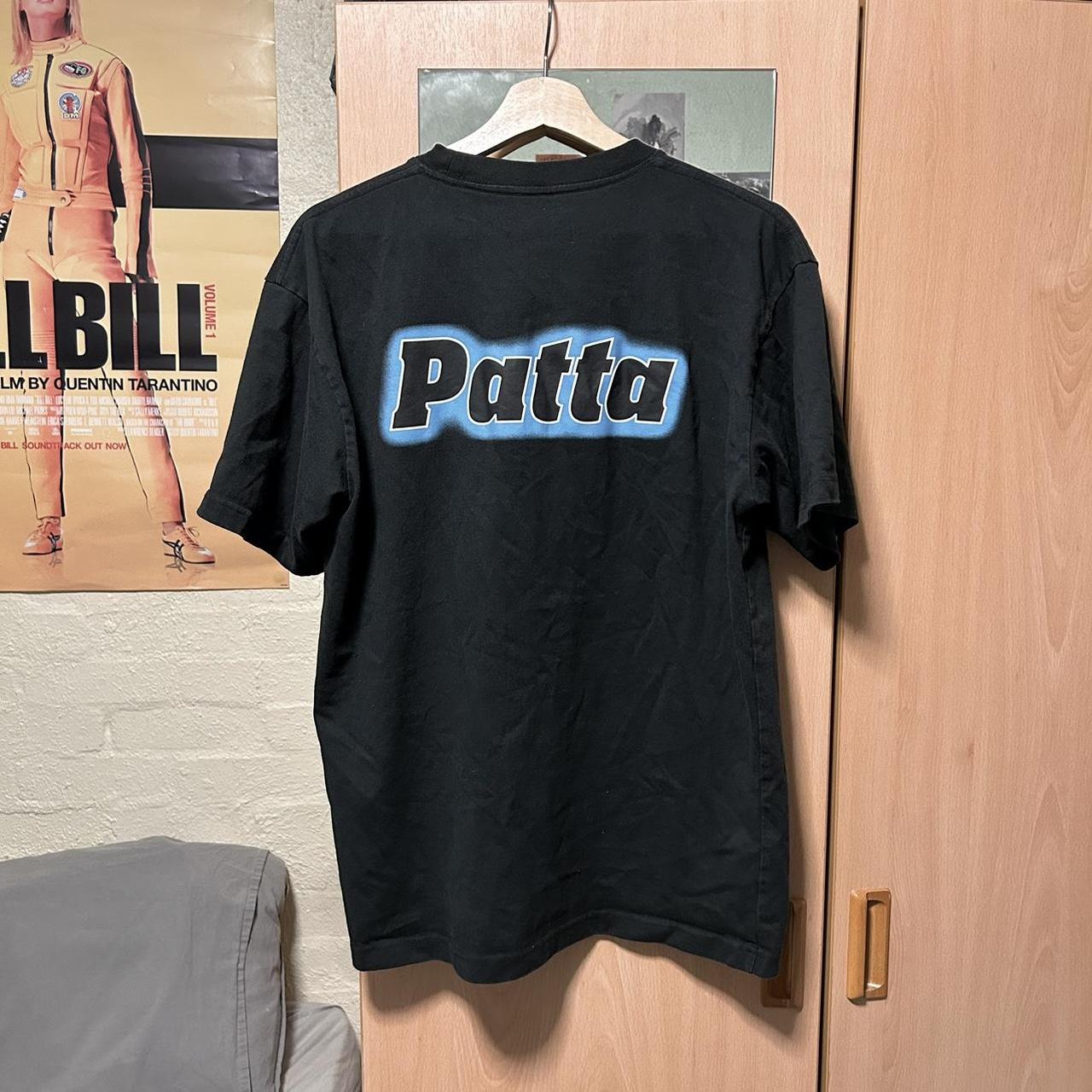 Patta black tshirt Boxy fit, size medium but could... - Depop