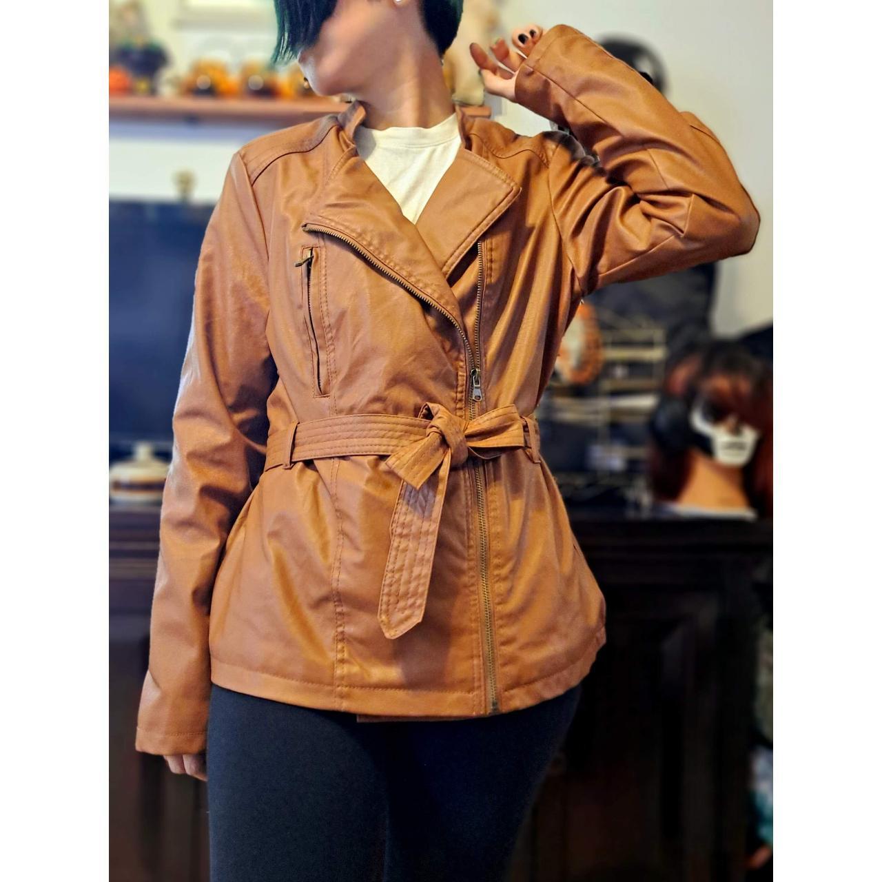 Miss Lili Faux Leather Women's Jacket (Medium) Well... - Depop