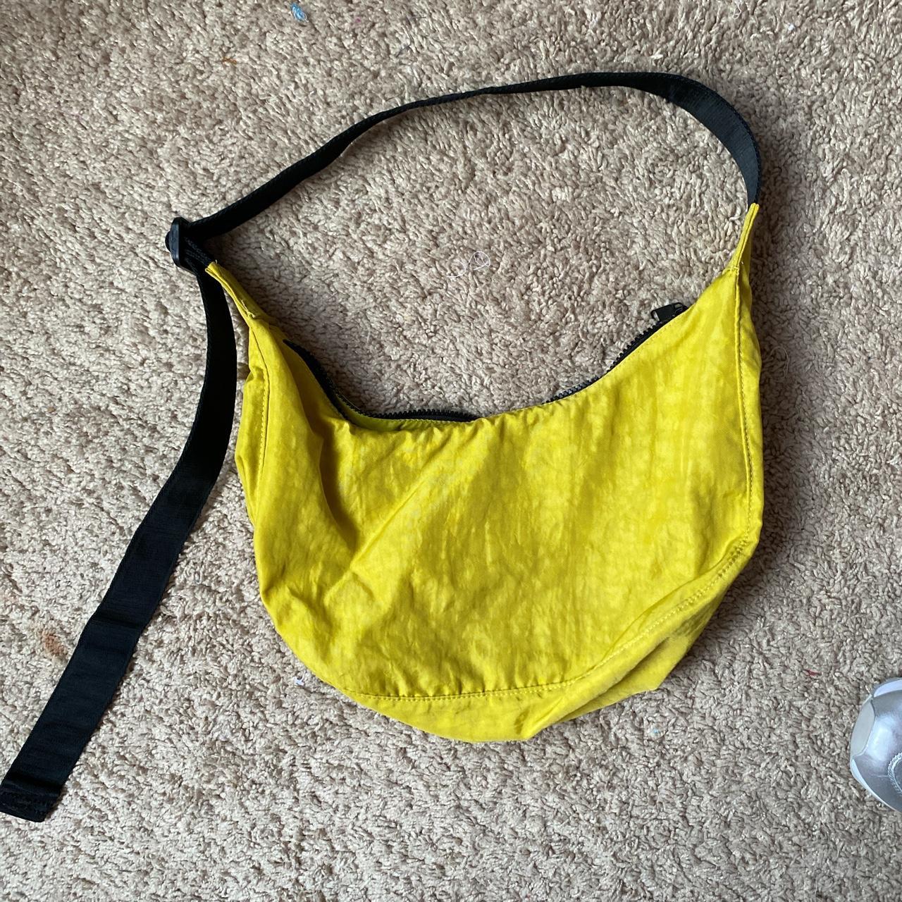 Medium Crescent Baggu Color: Chartreuse/Sour... - Depop