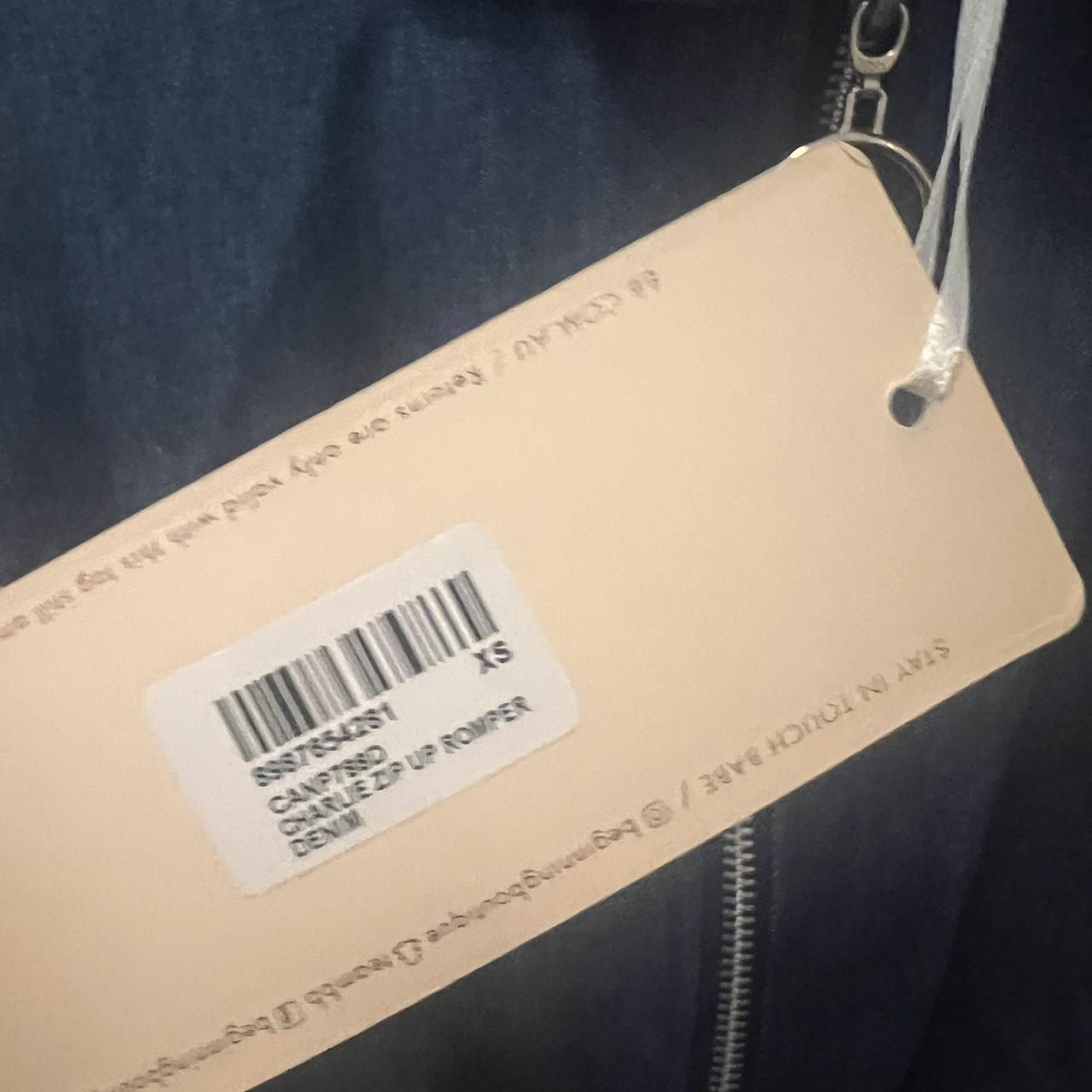 Beginning Boutique Charlie zip up denim romper/... - Depop