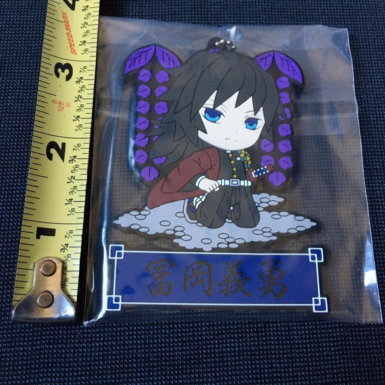 🌸 Tomioka Giyuu Kyun-Chara Rubber Keychain... - Depop