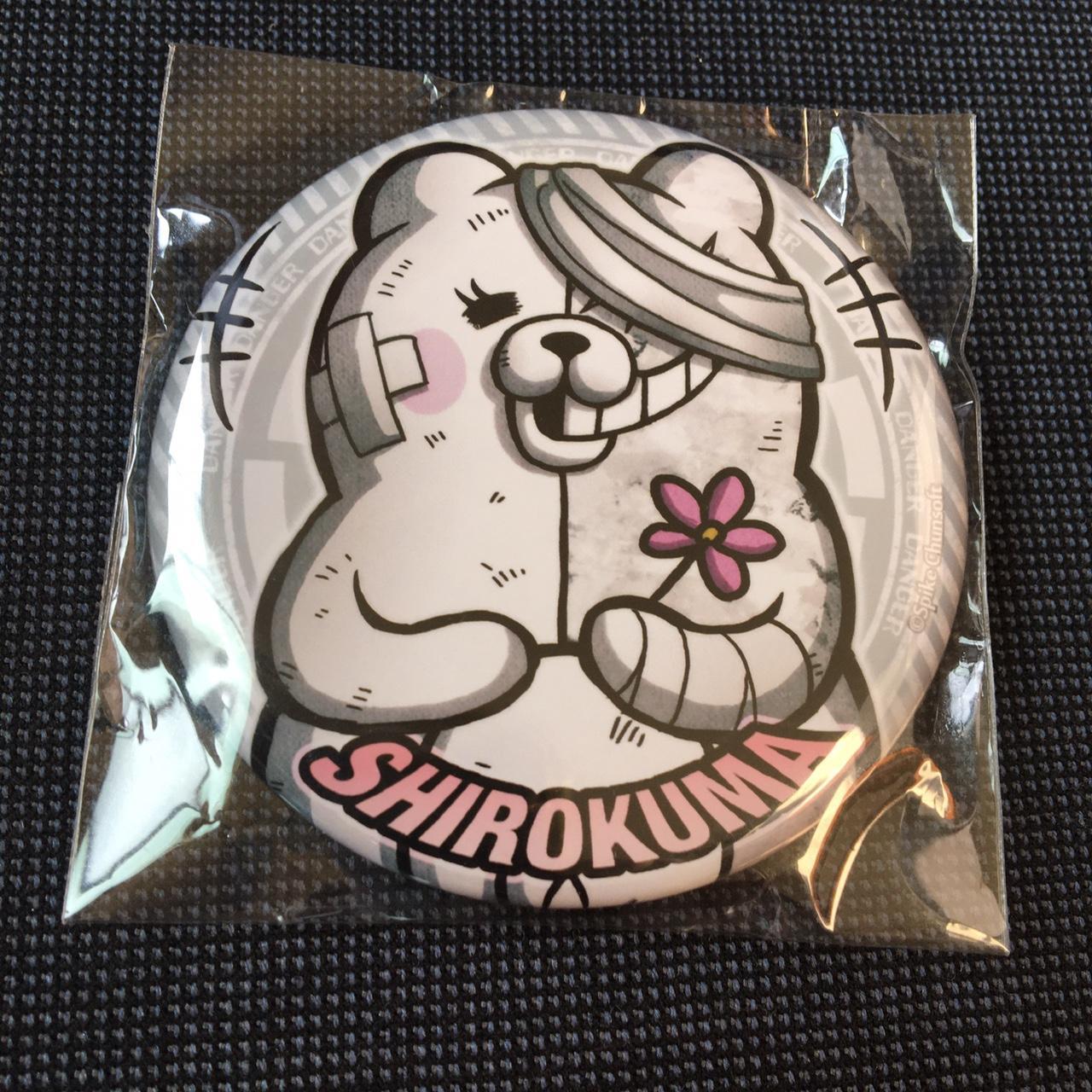 🌸 Shirokuma Can Badge Pin 🌸 🌼Series: Danganronpa... - Depop