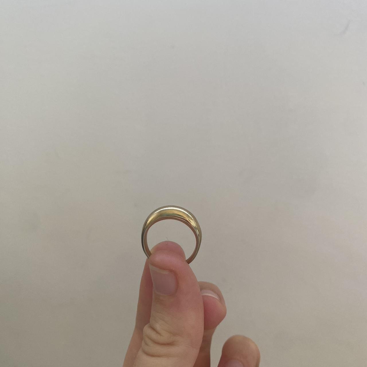 Arms of Eve gold dome ring. Size 7 - Depop