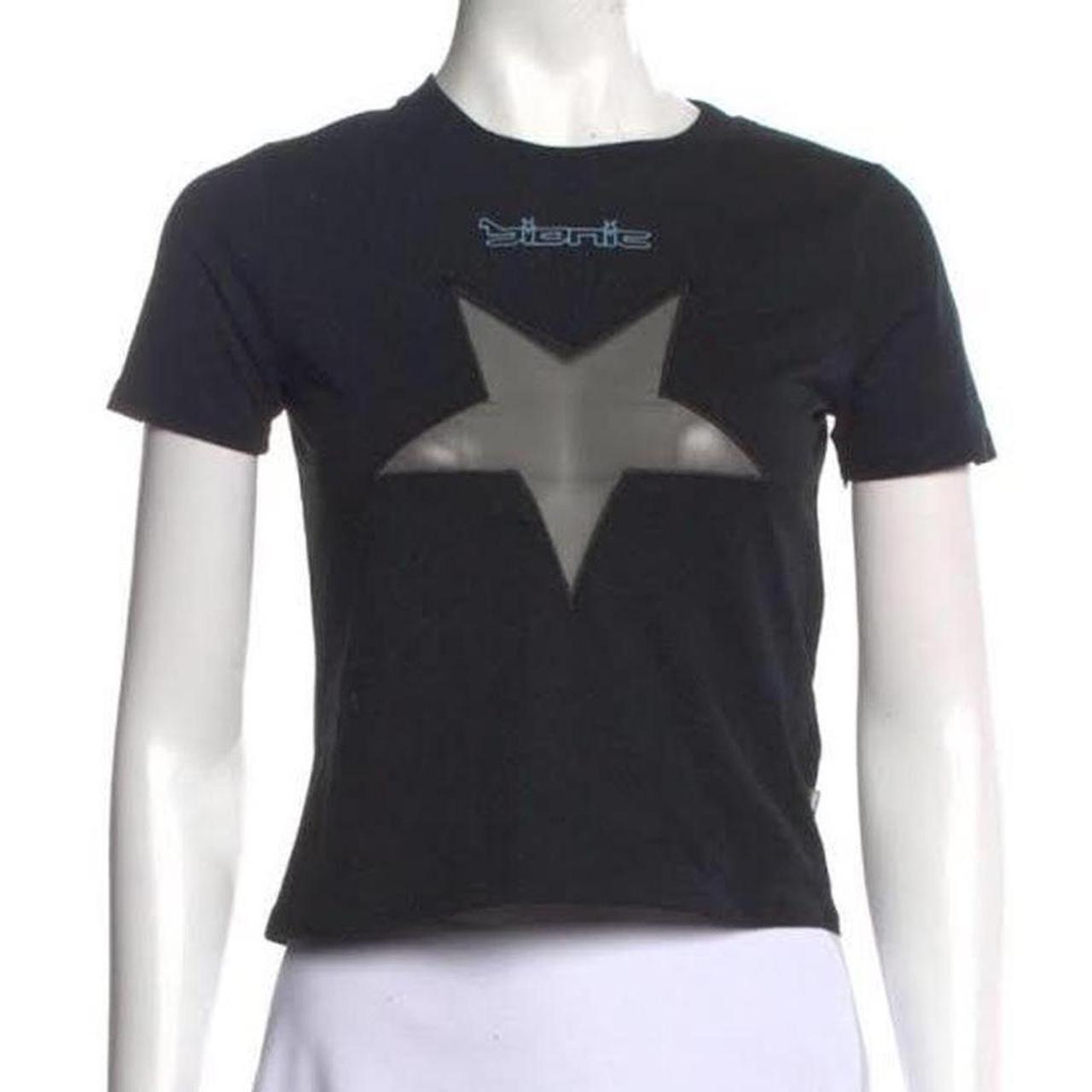 heaven marc jacobs star mesh tee! perf condition... - Depop