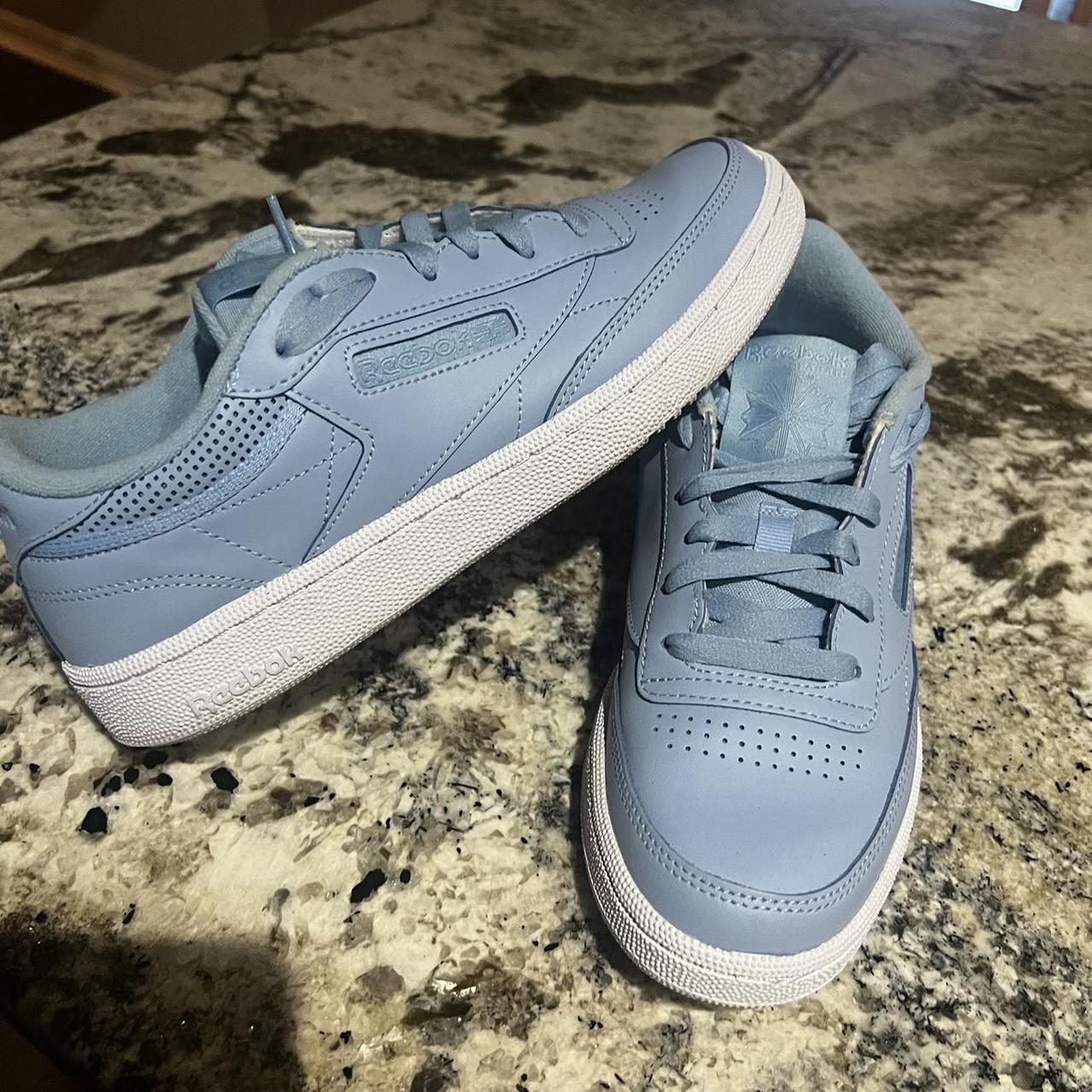 Women’s Baby Blue Reebok Sneakers #women #shoes... - Depop