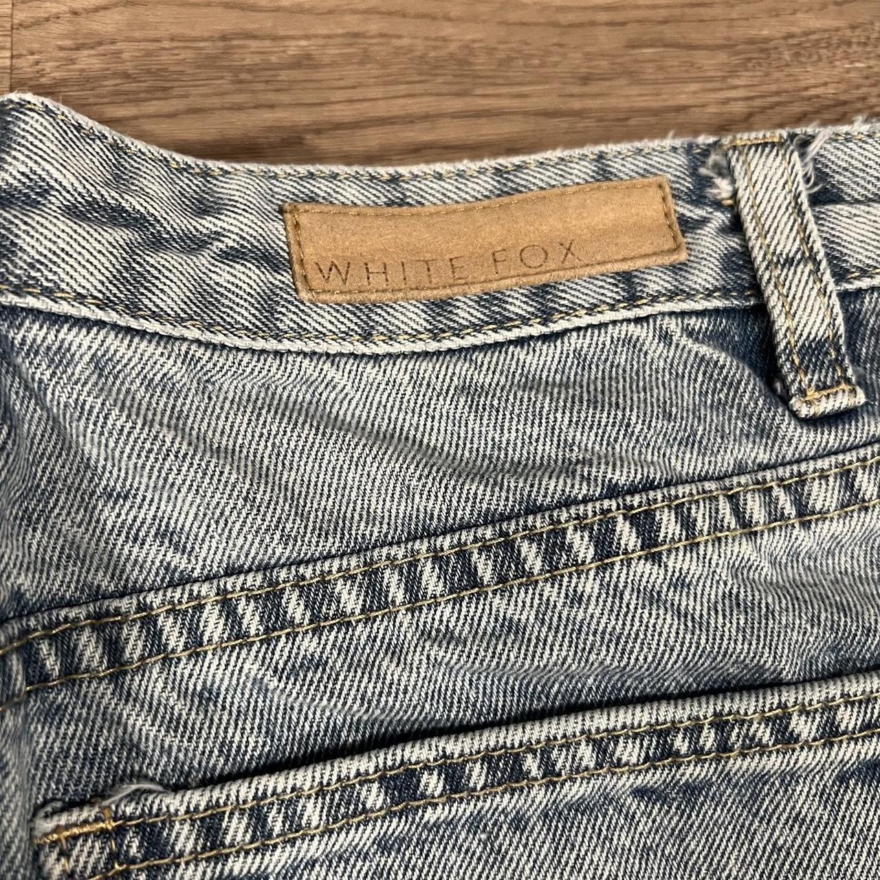 White Fox Denim Jeans Size - M Straight Leg - Depop