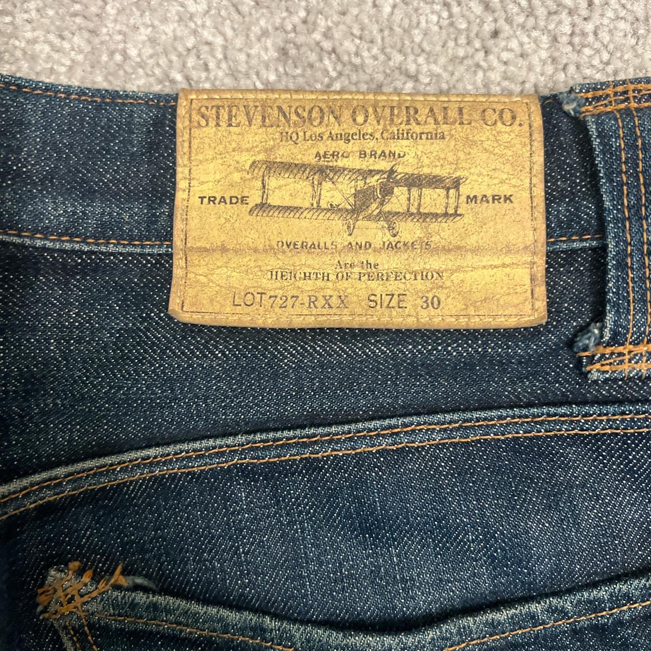 Stevenson Overall Co. Selvedge denim jeans Self... - Depop