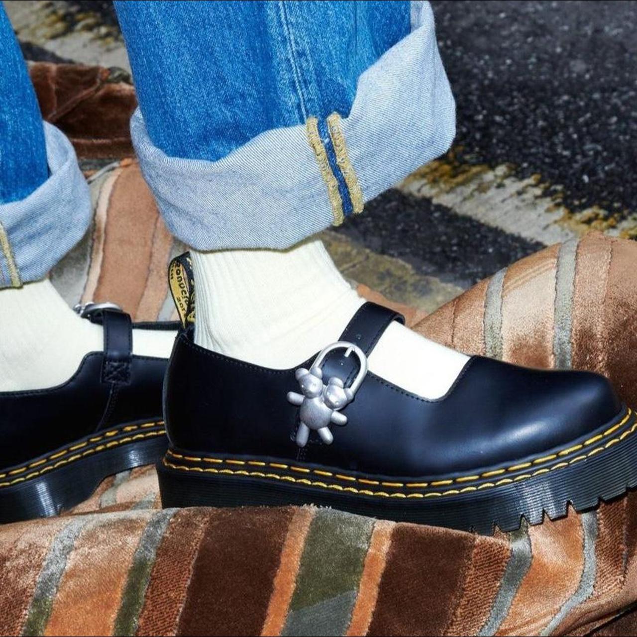 Heaven by Marc Jacobs Women's Black and Silver Footwear | Depop