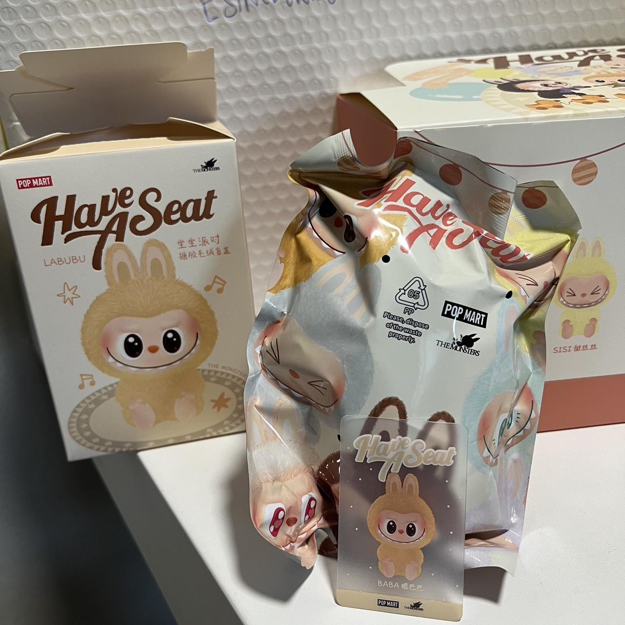 Labubu Have a Seat Baba Brand new only opened box to... - Depop