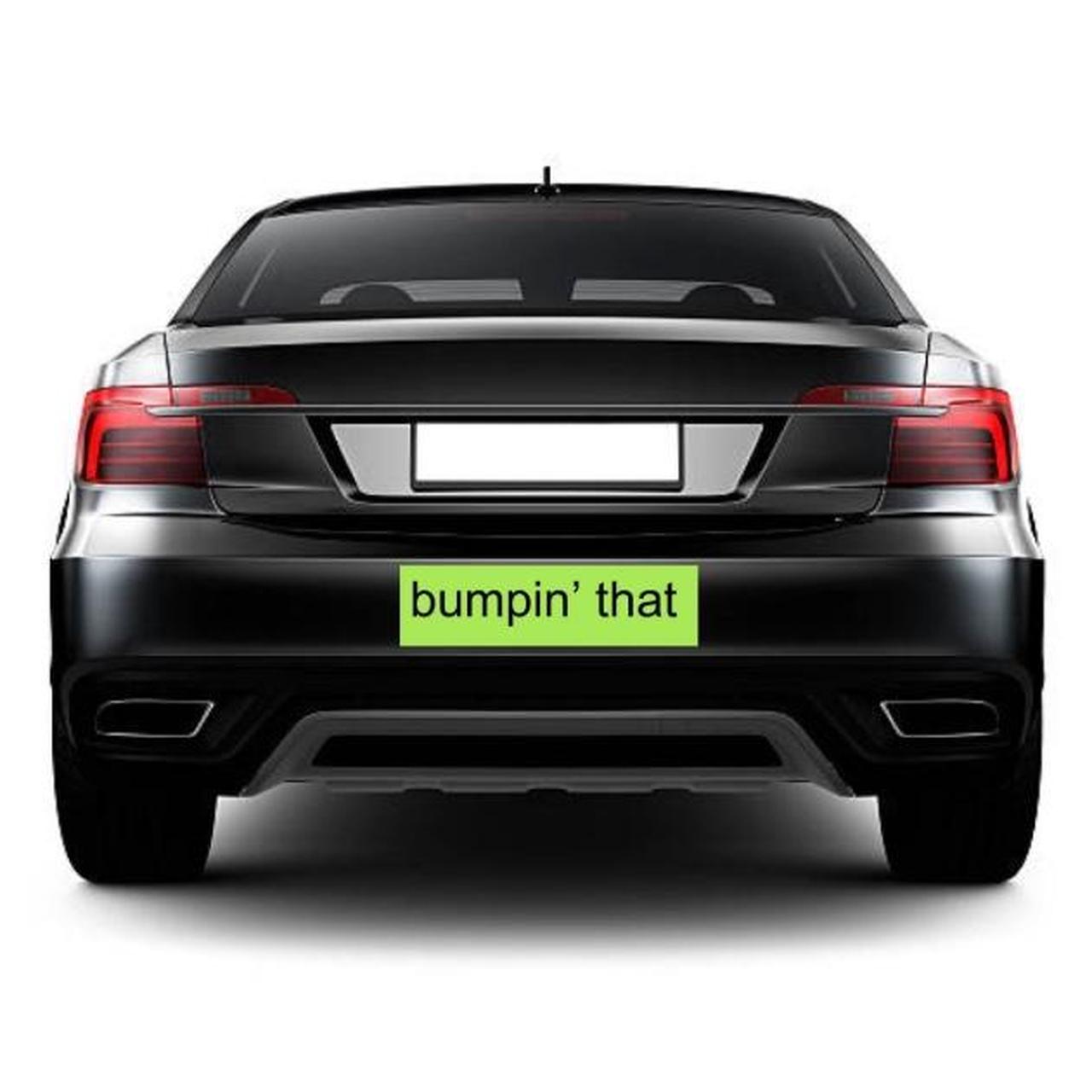 bumpin’ that brat and charli xcx inspired car bumper... - Depop