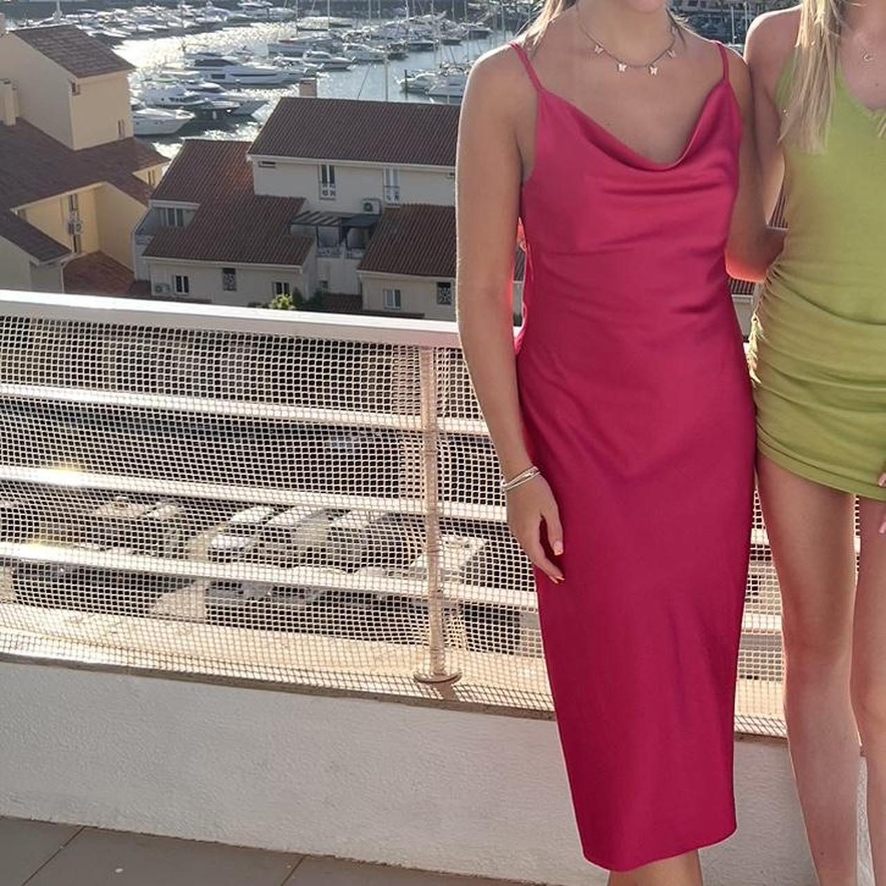 New Look Women's Pink Dress | Depop