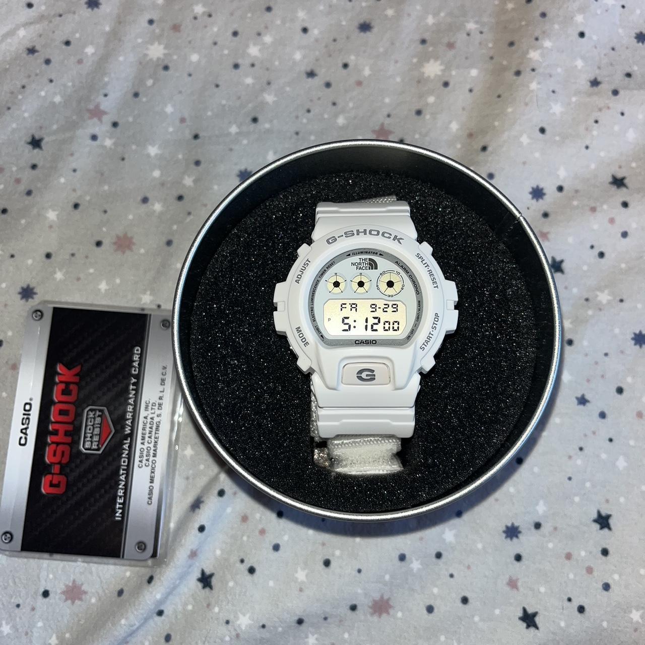 Supreme x TNF x Casio G-Shock 2022 Barely worn,... - Depop