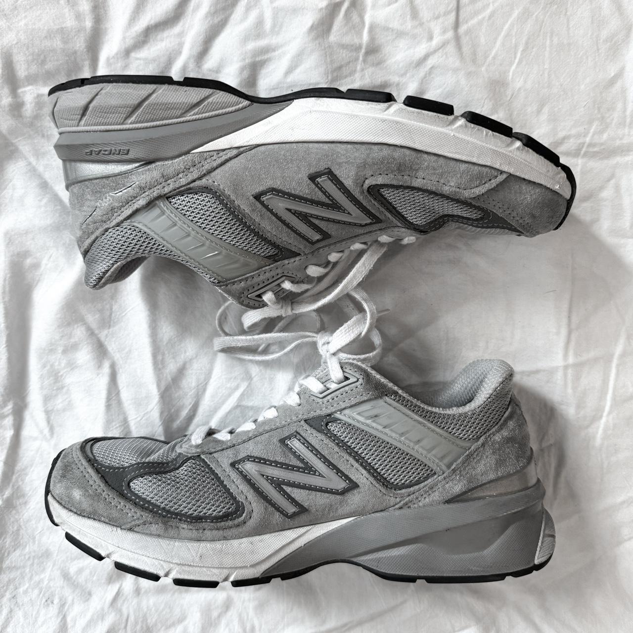 New Balance gray 990 v5 sneakers Worn but still in... - Depop