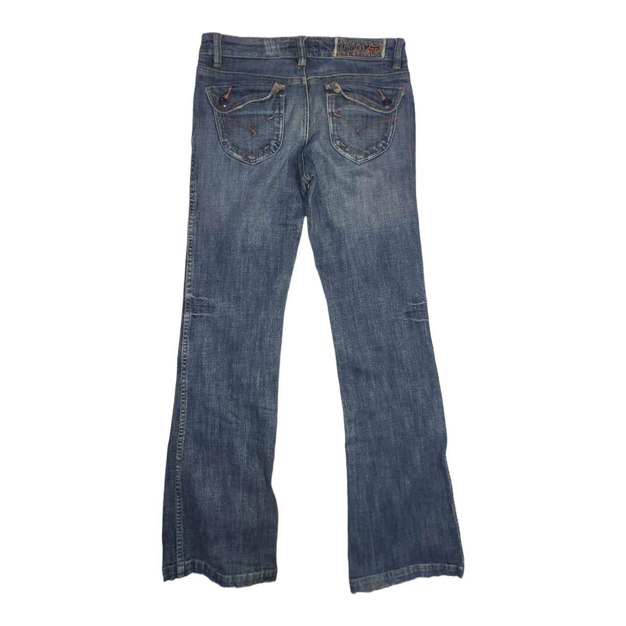 Fox jeans with buttons on all 4 pockets! Size... - Depop