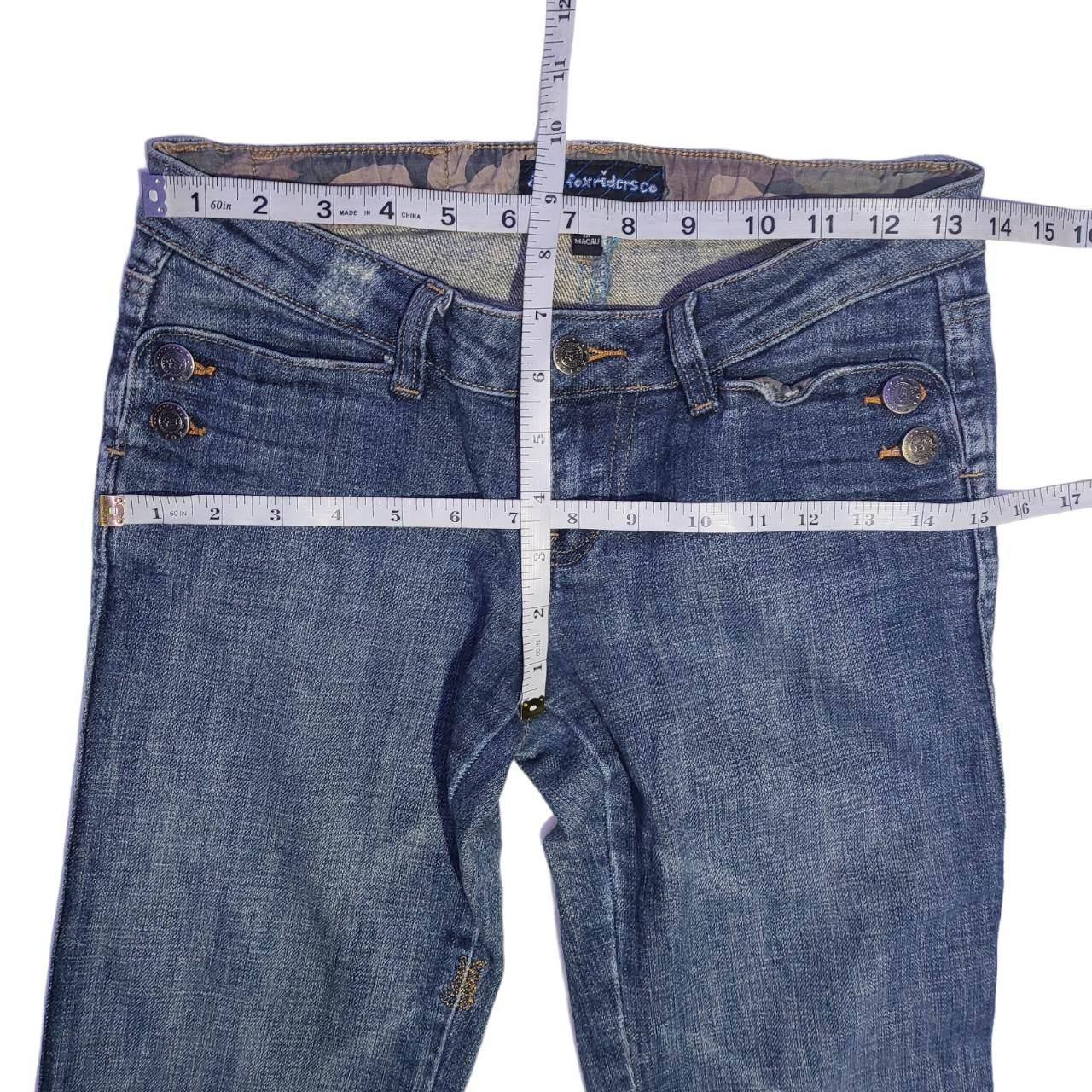 Fox jeans with buttons on all 4 pockets! Size... - Depop