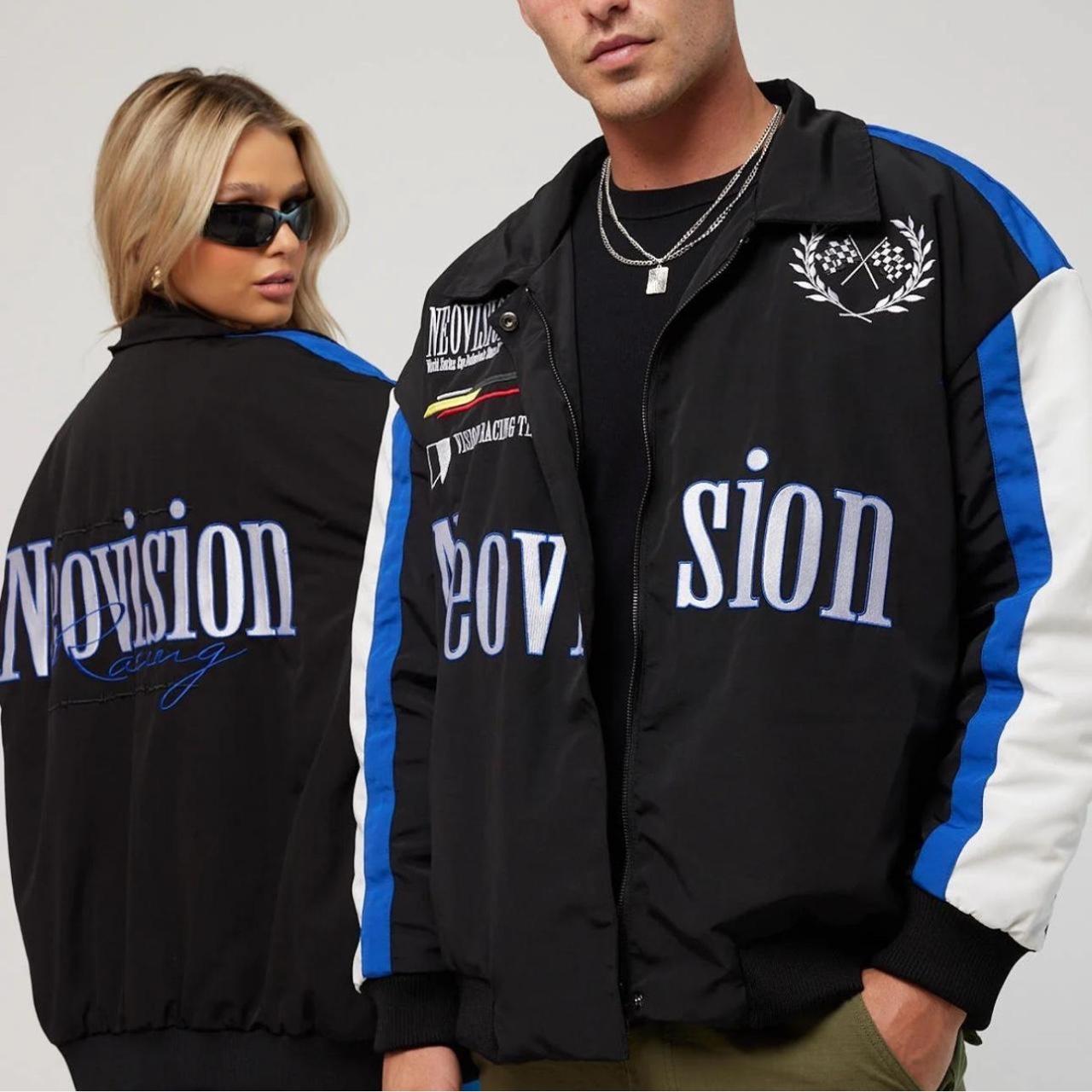 Neo vision lightweight racer oversized jacket size L - Depop