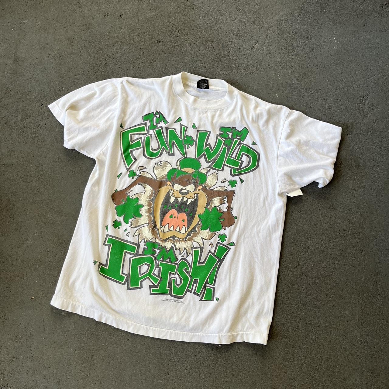 1994 Irish Looney Tunes Tazz tee Size Large Fit... - Depop