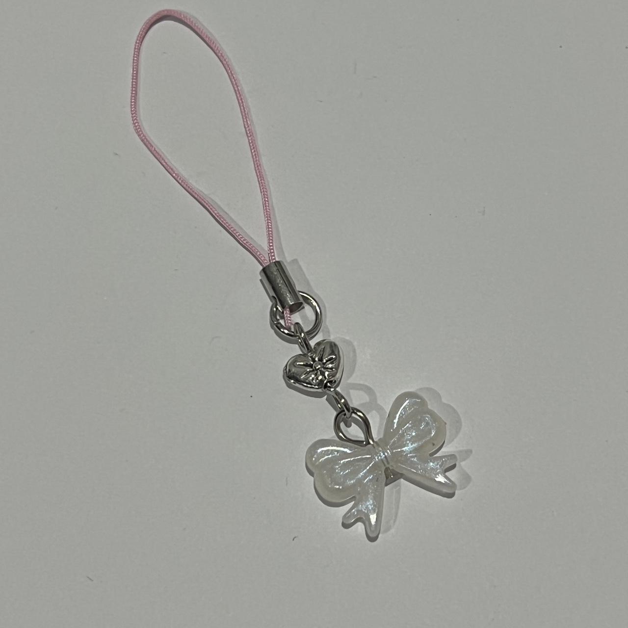 bow phone charm 🎀 • handmade • free untracked shipping - Depop