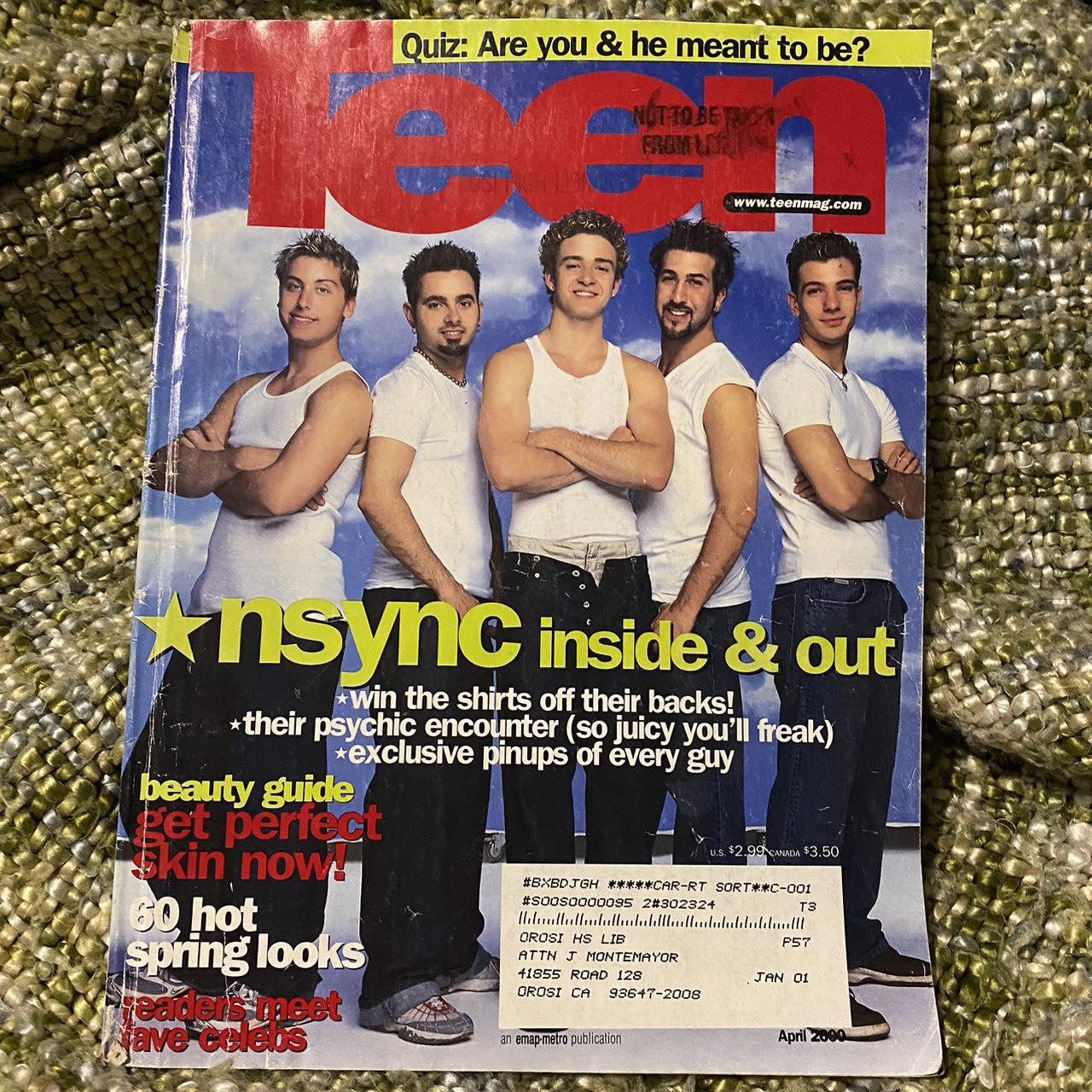 N*SYNC Teen Magazine April 2000 . . . . . #nsync... - Depop