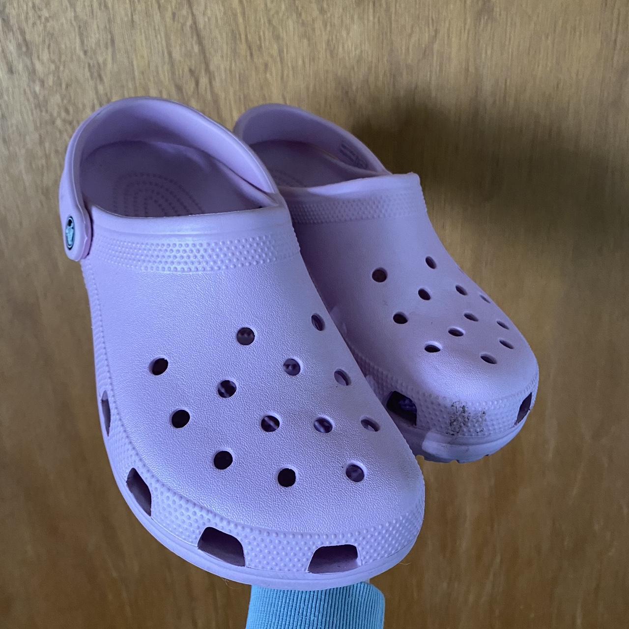 ballerina pink crocs sz 8 men’s / 10 women’s... - Depop