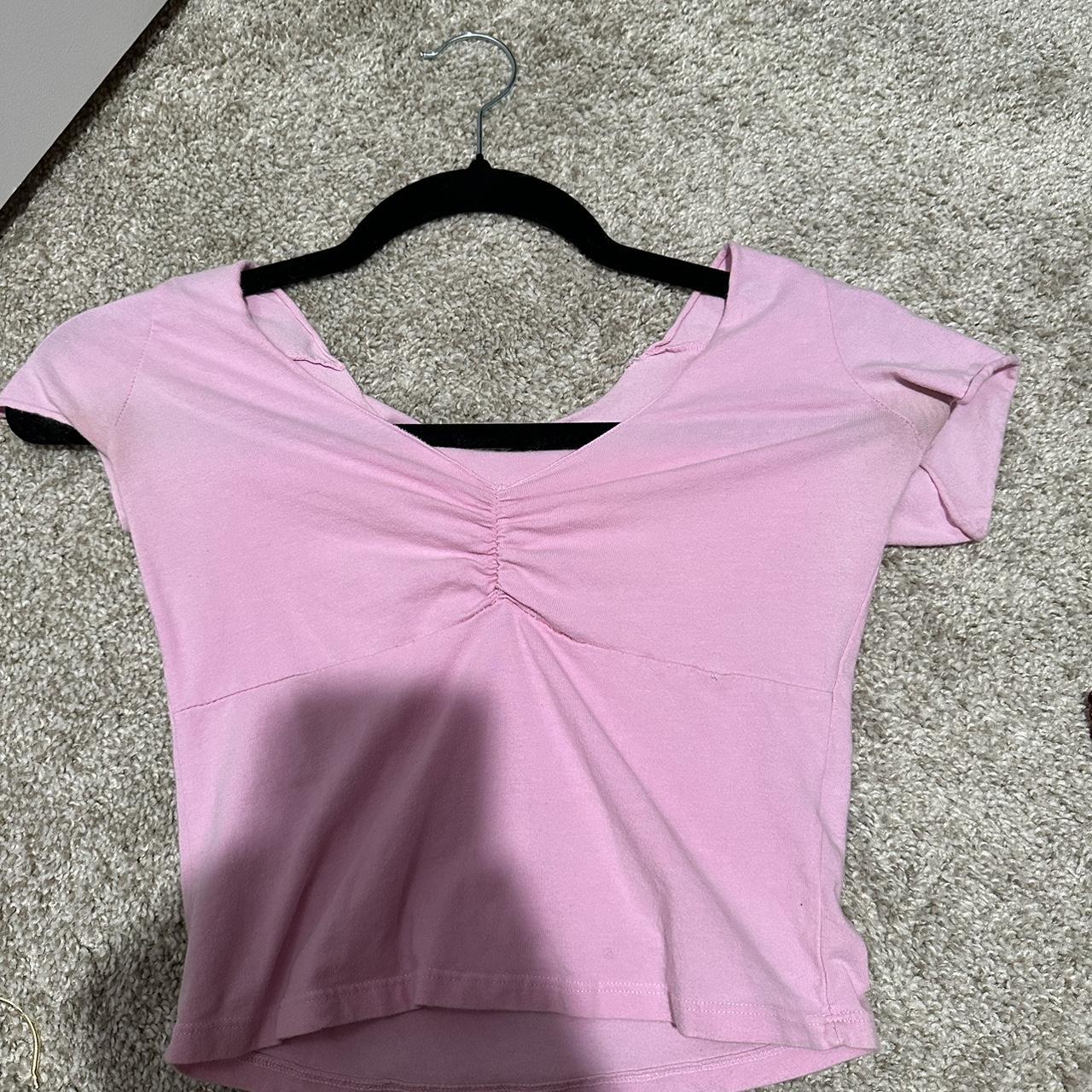 pink brandy top - Depop