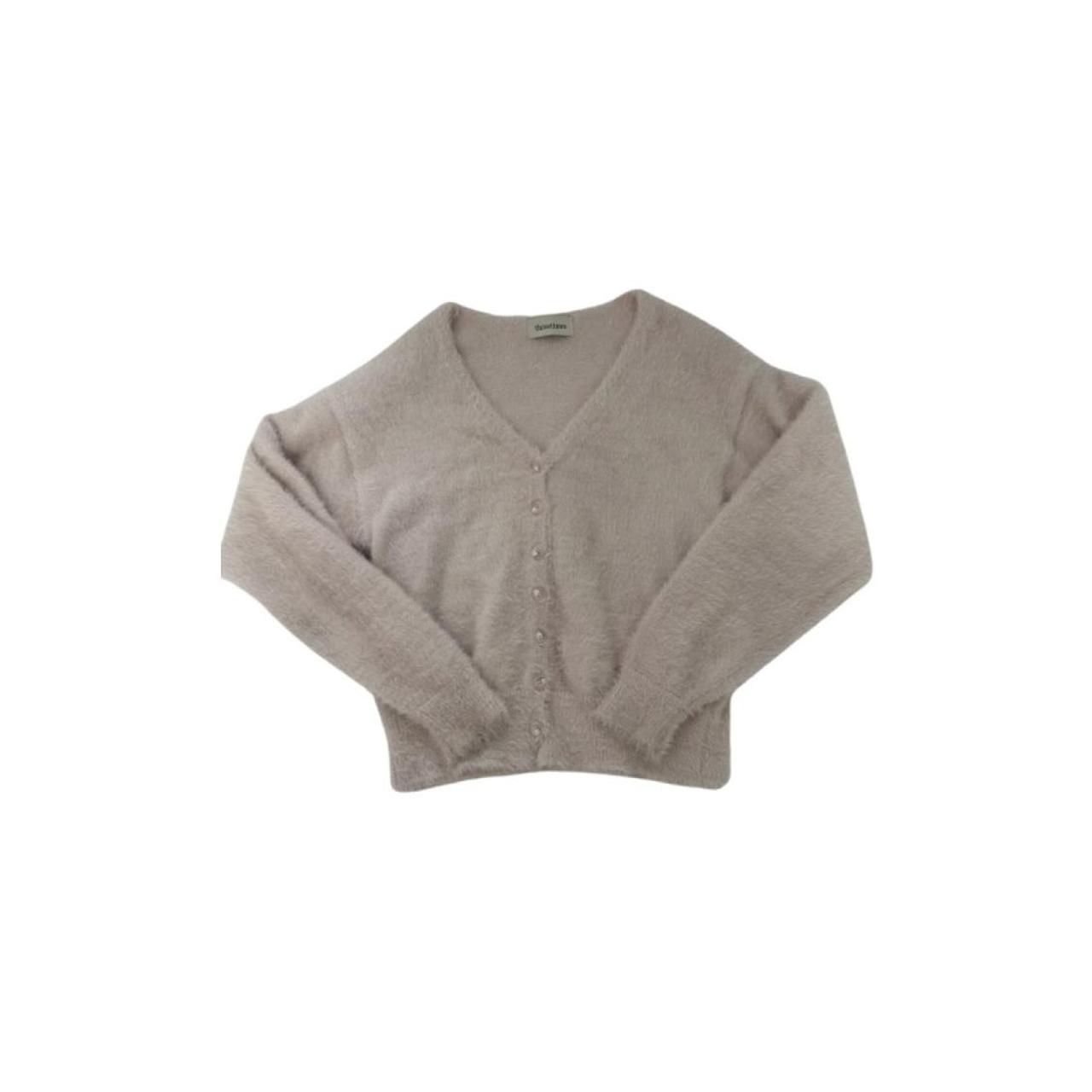 🎀 threetimes pink mary knit cardigan - sold... - Depop